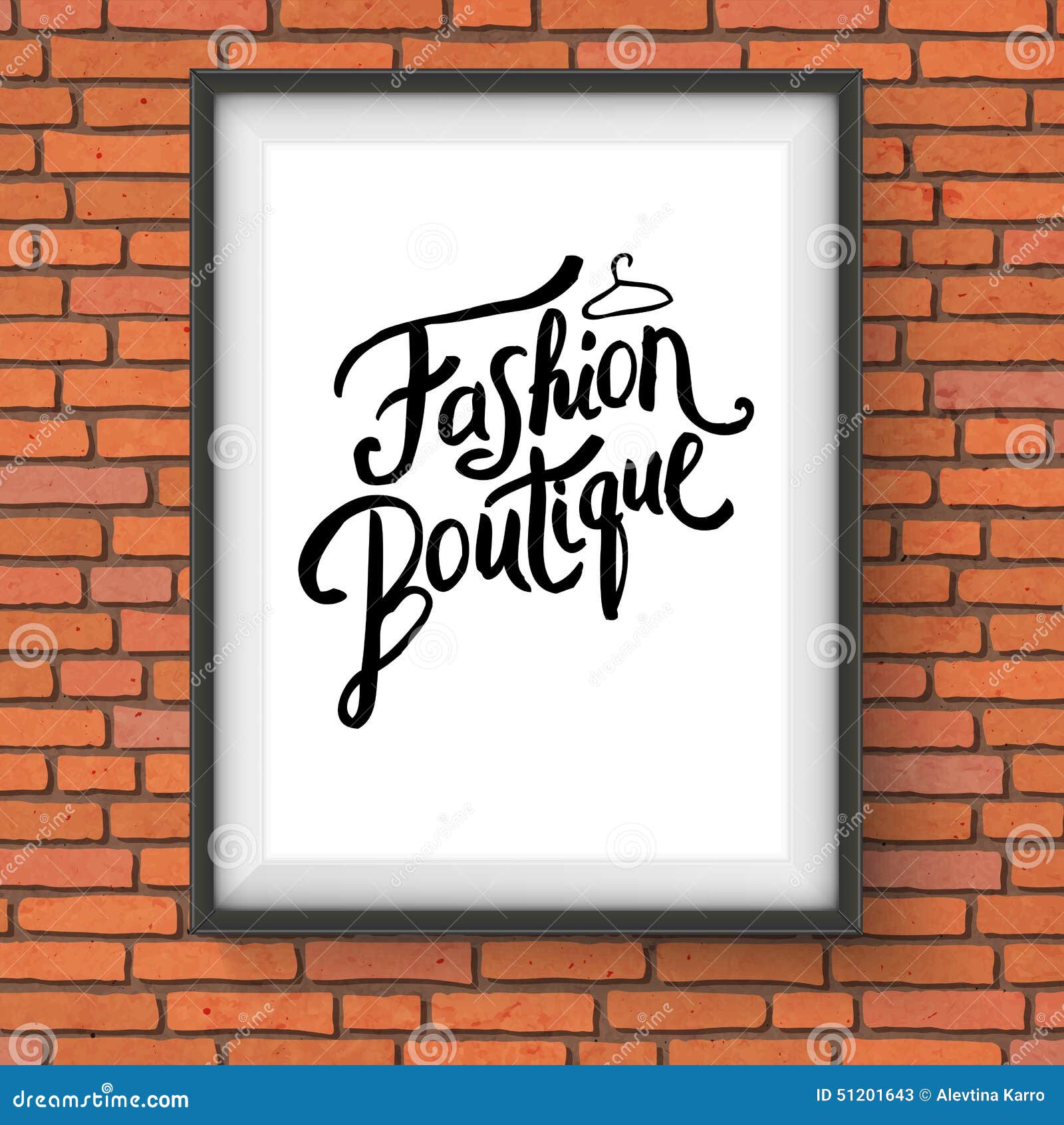 Simple Text Design for Fashion Boutique Concept Stock Vector ...