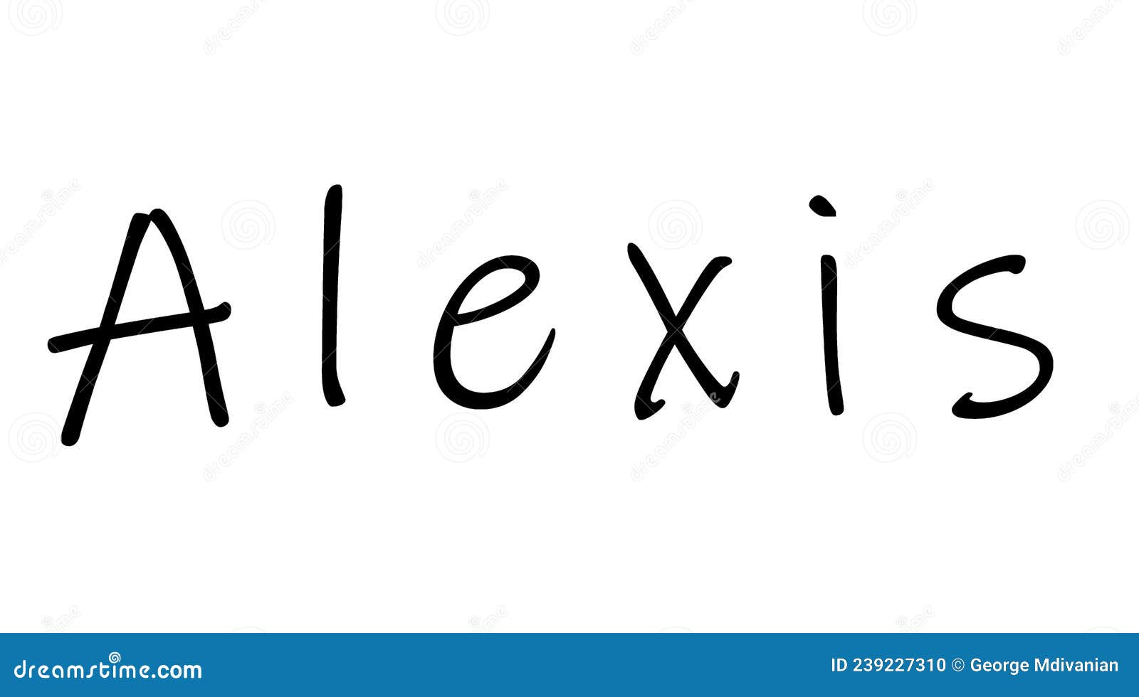 Simple text name design stock illustration. Illustration of calligraphy ...