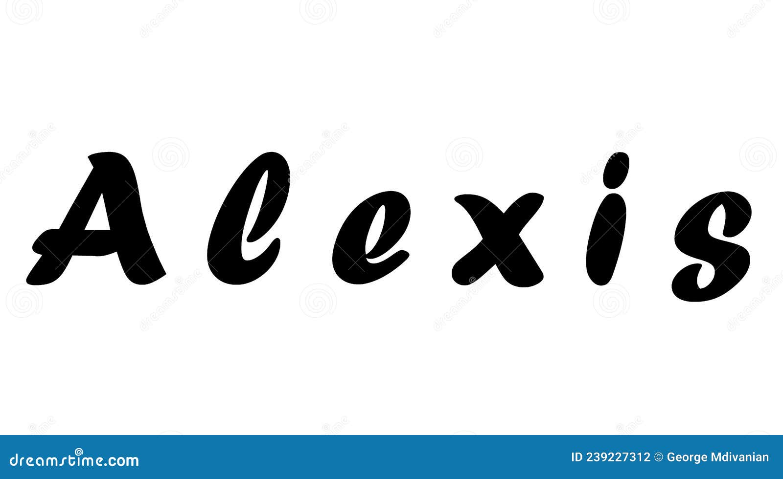 Simple Text Name Design Royalty-Free Stock Image | CartoonDealer.com ...