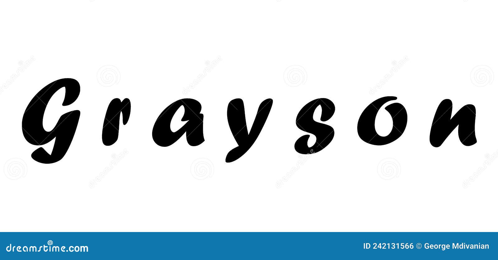 Simple text name design stock illustration. Illustration of font ...