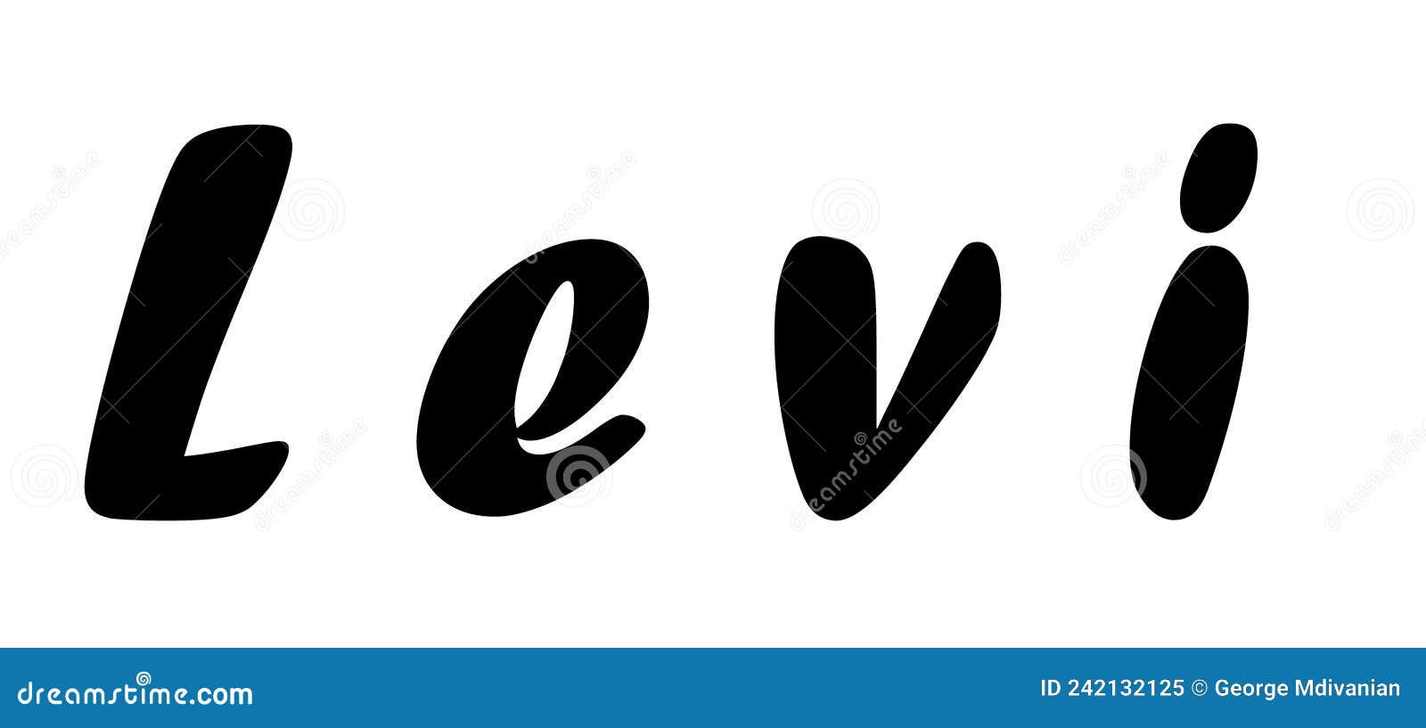 Simple text name design stock illustration. Illustration of font ...