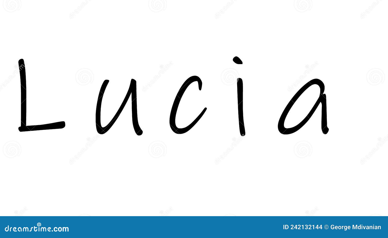 Simple text name design stock illustration. Illustration of handwritten ...