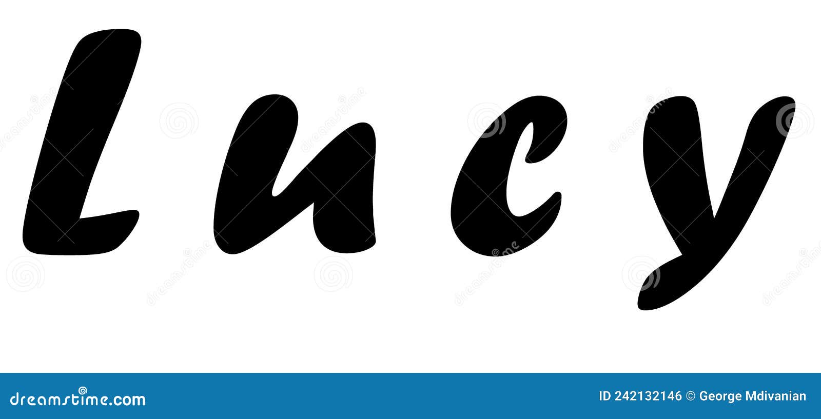 Simple text name design stock illustration. Illustration of script ...