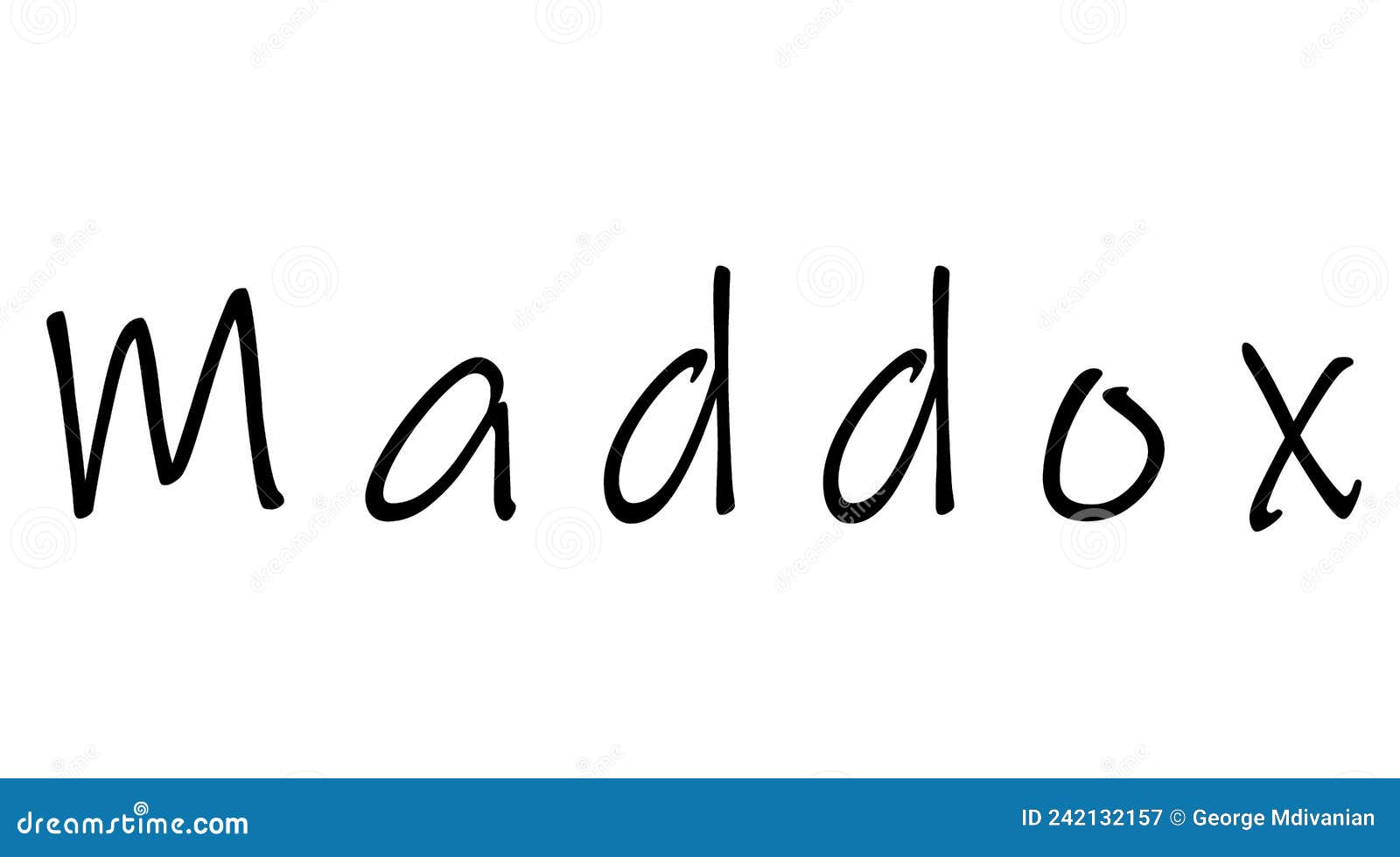 Simple text name design stock illustration. Illustration of isolated ...