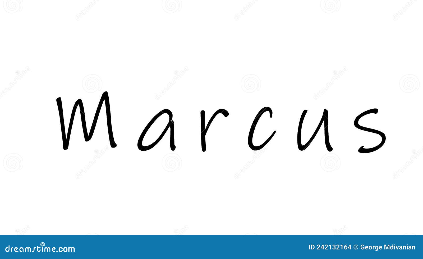 Simple text name design stock illustration. Illustration of hand ...