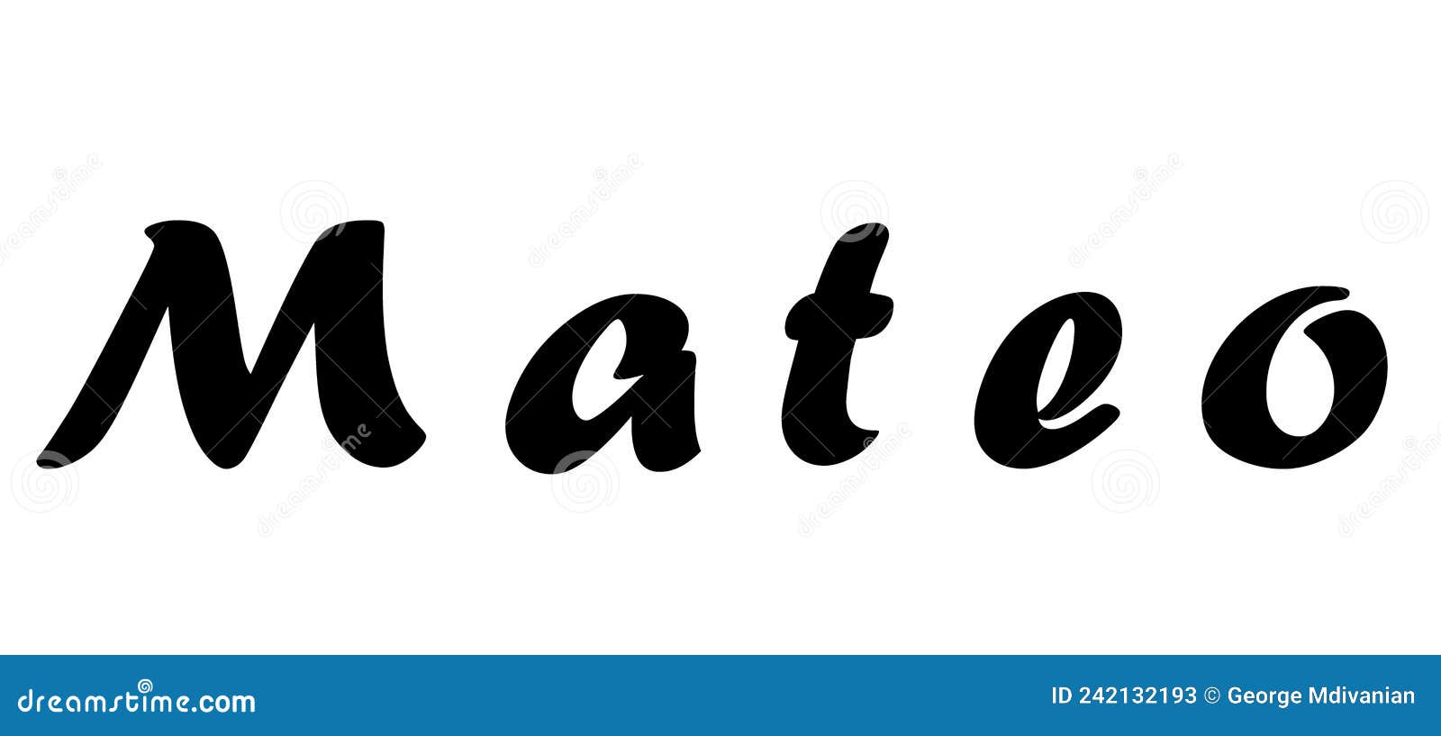 Simple text name design stock illustration. Illustration of design ...