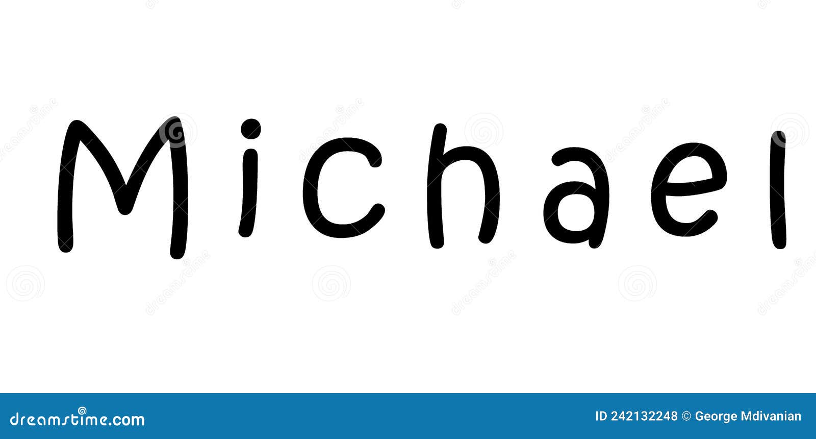 Simple text name design stock illustration. Illustration of sketch ...