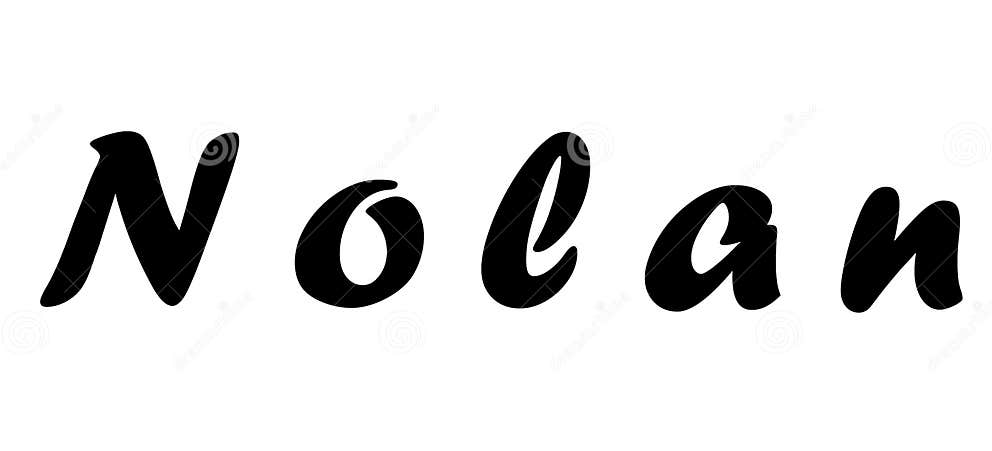 Simple text name design stock illustration. Illustration of font ...