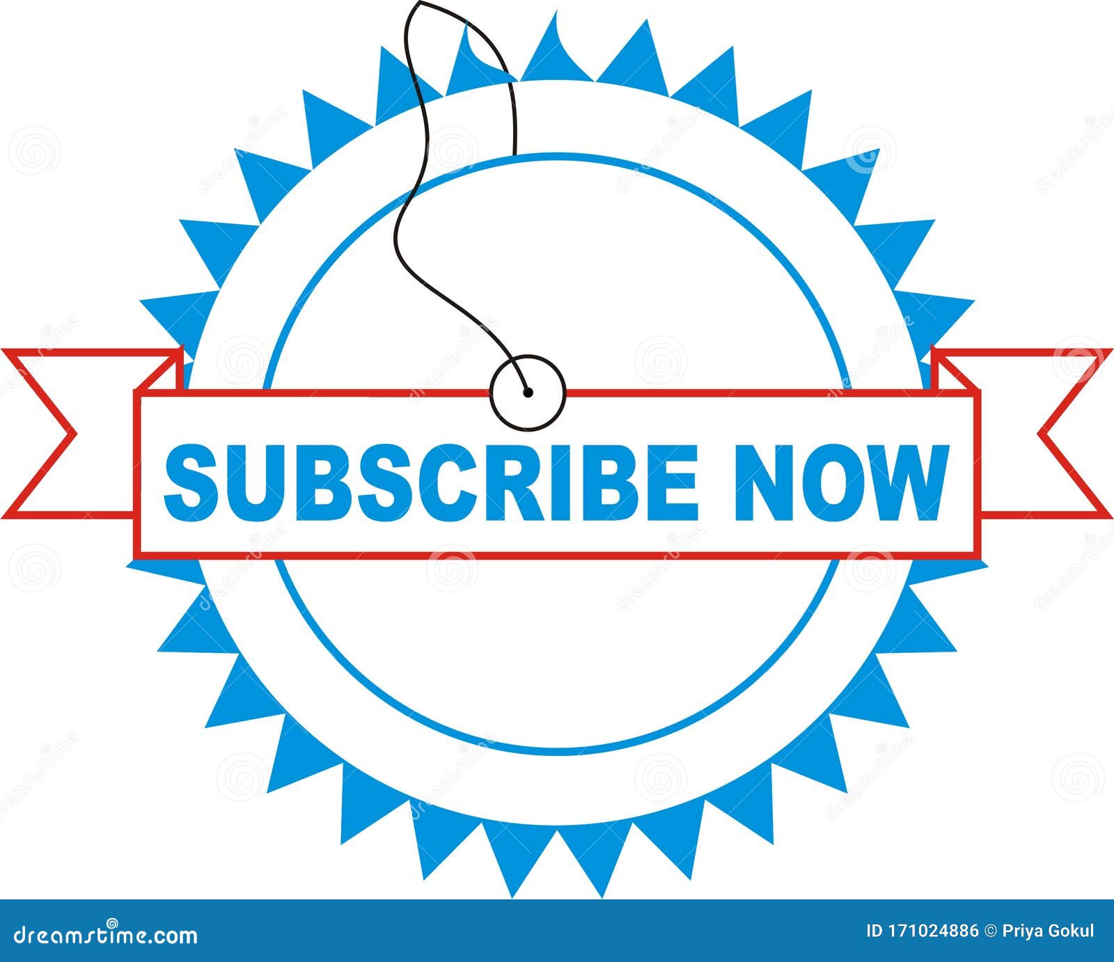 Simple Text on Subscribe Now Web Button on Isolated Background Stock ...