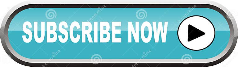 Simple Text on Subscribe Now Web Button on Isolated Background Stock ...