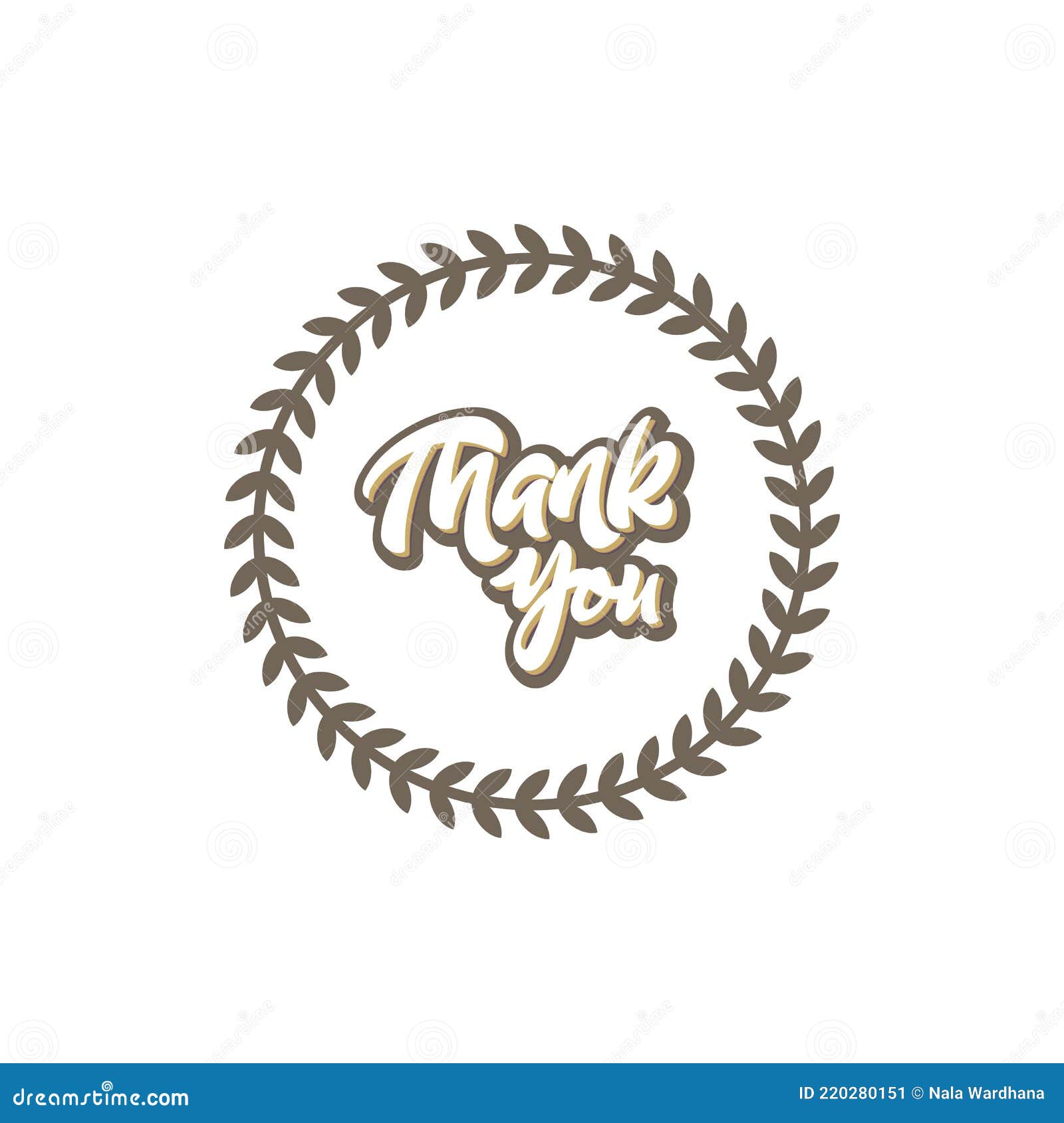 Simple Thank You Card With Flat White Flowers. Bold Floral Card Design ...