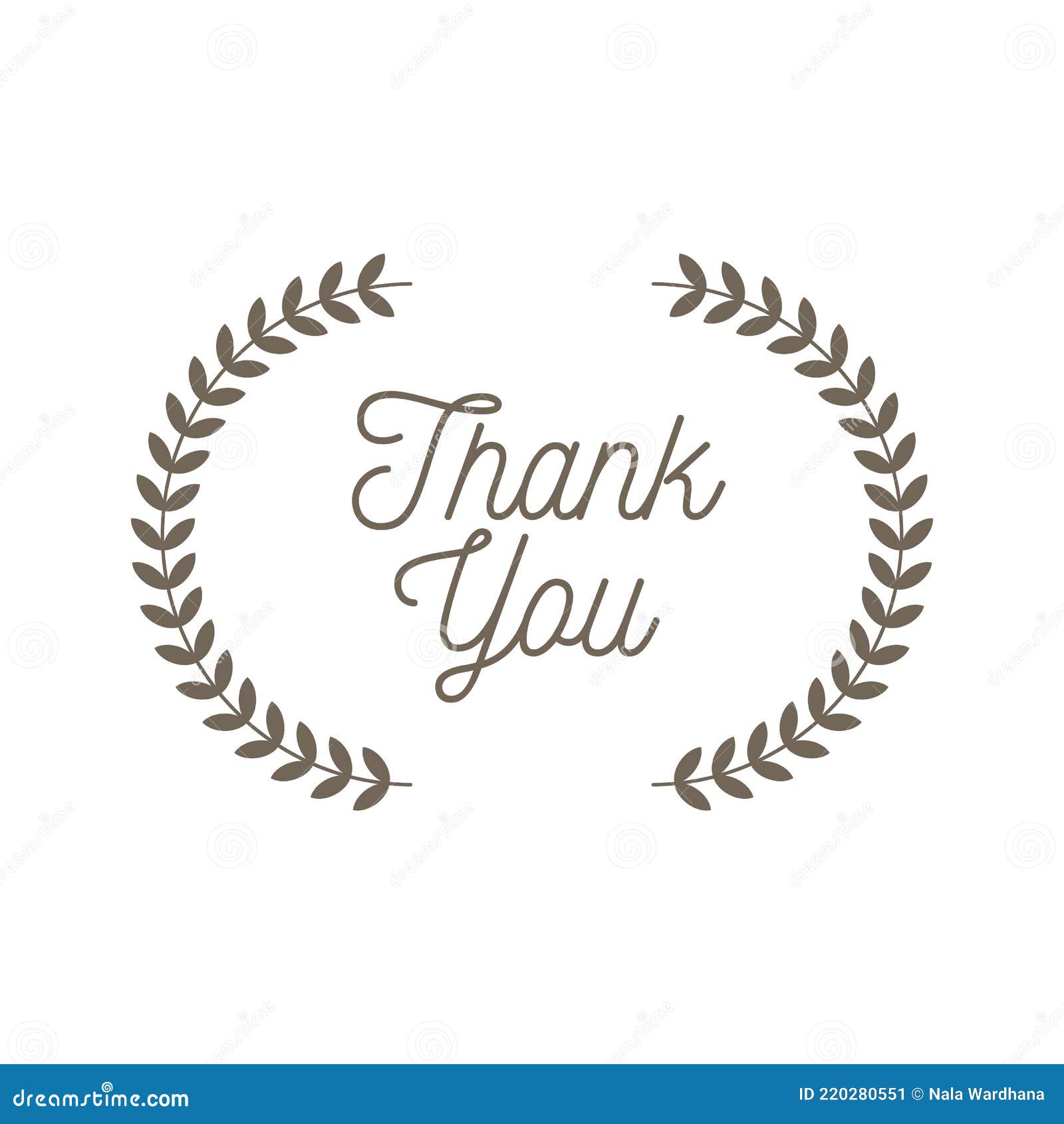 Simple Thank You Card With Flat White Flowers. Bold Floral Card Design ...