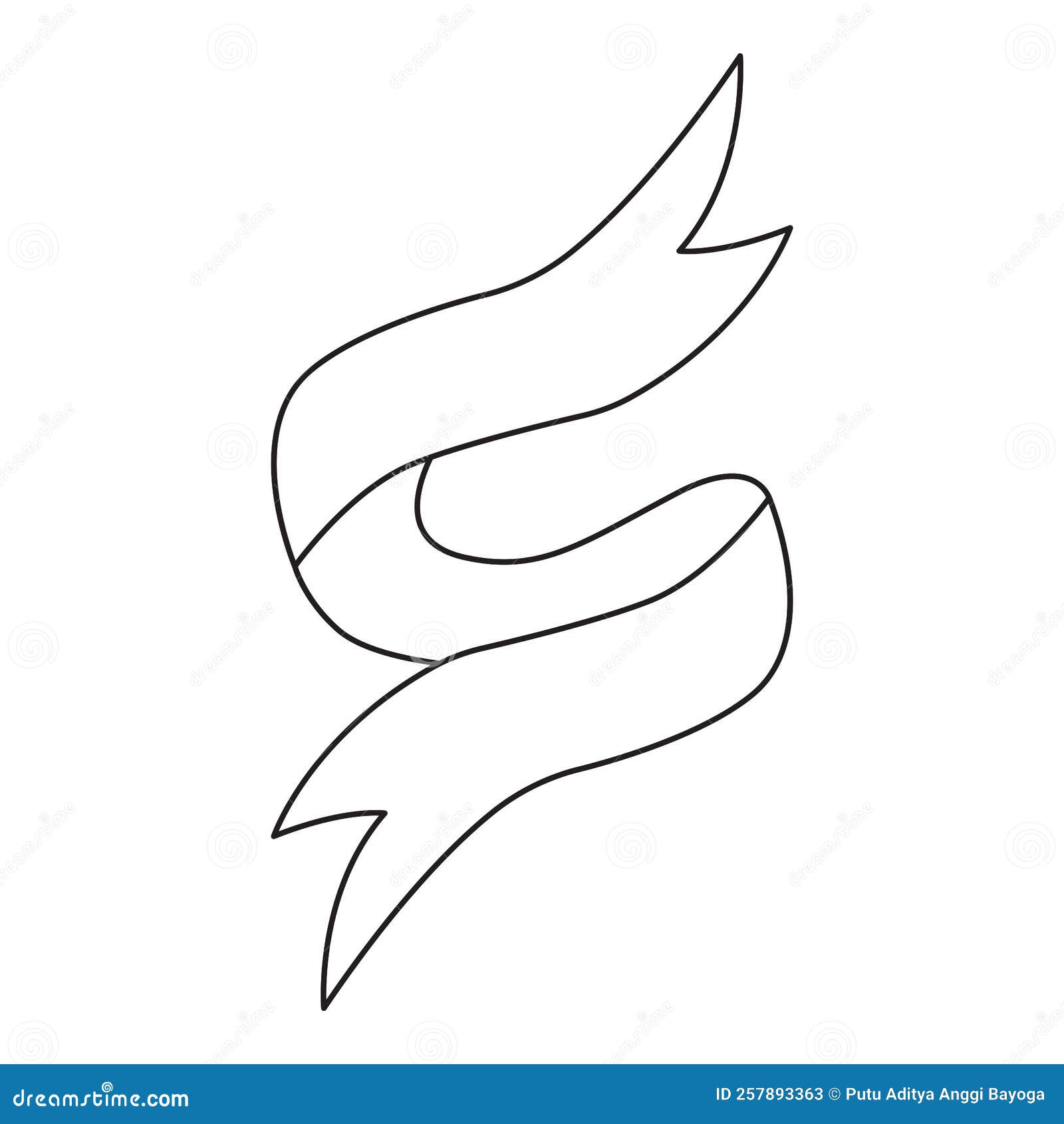 Simple thin line banner stock vector. Illustration of logo - 257893363