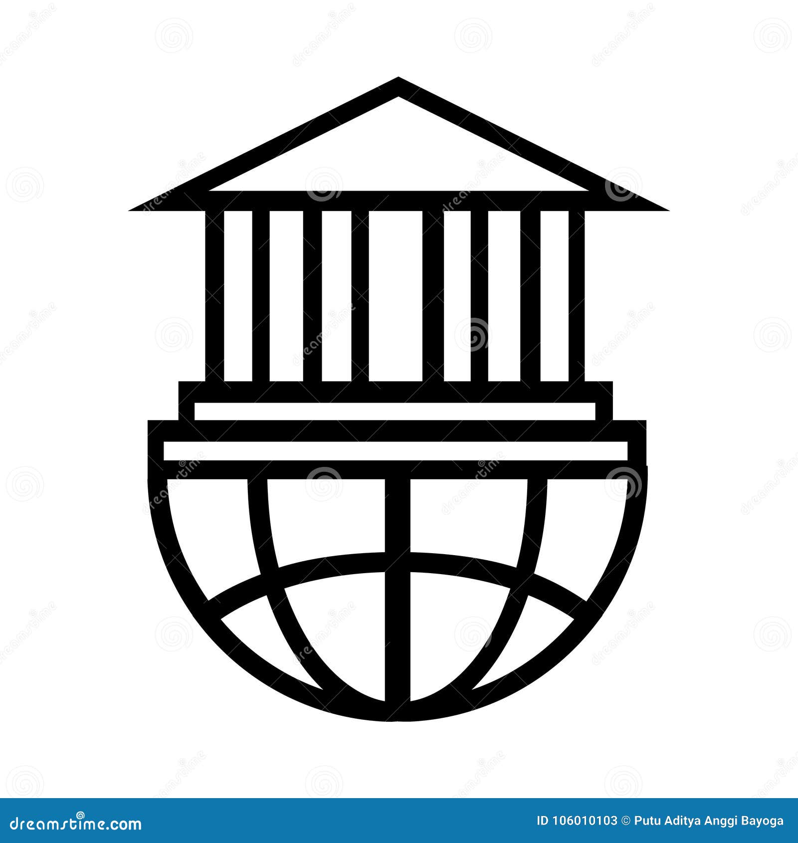 Pantheon Icon Vector Isolated On White Background, Logo Concept ...
