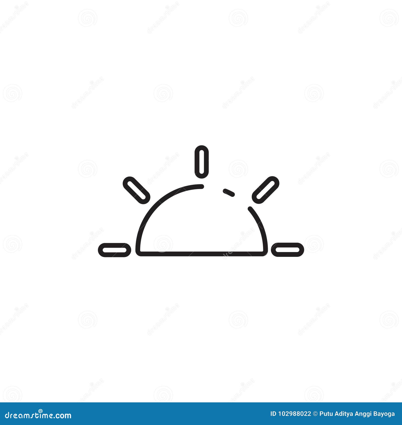 Thin line sun icon stock vector. Illustration of simple - 102988022 Thin line sun icon stock vector. Illustration of simple - 102988022