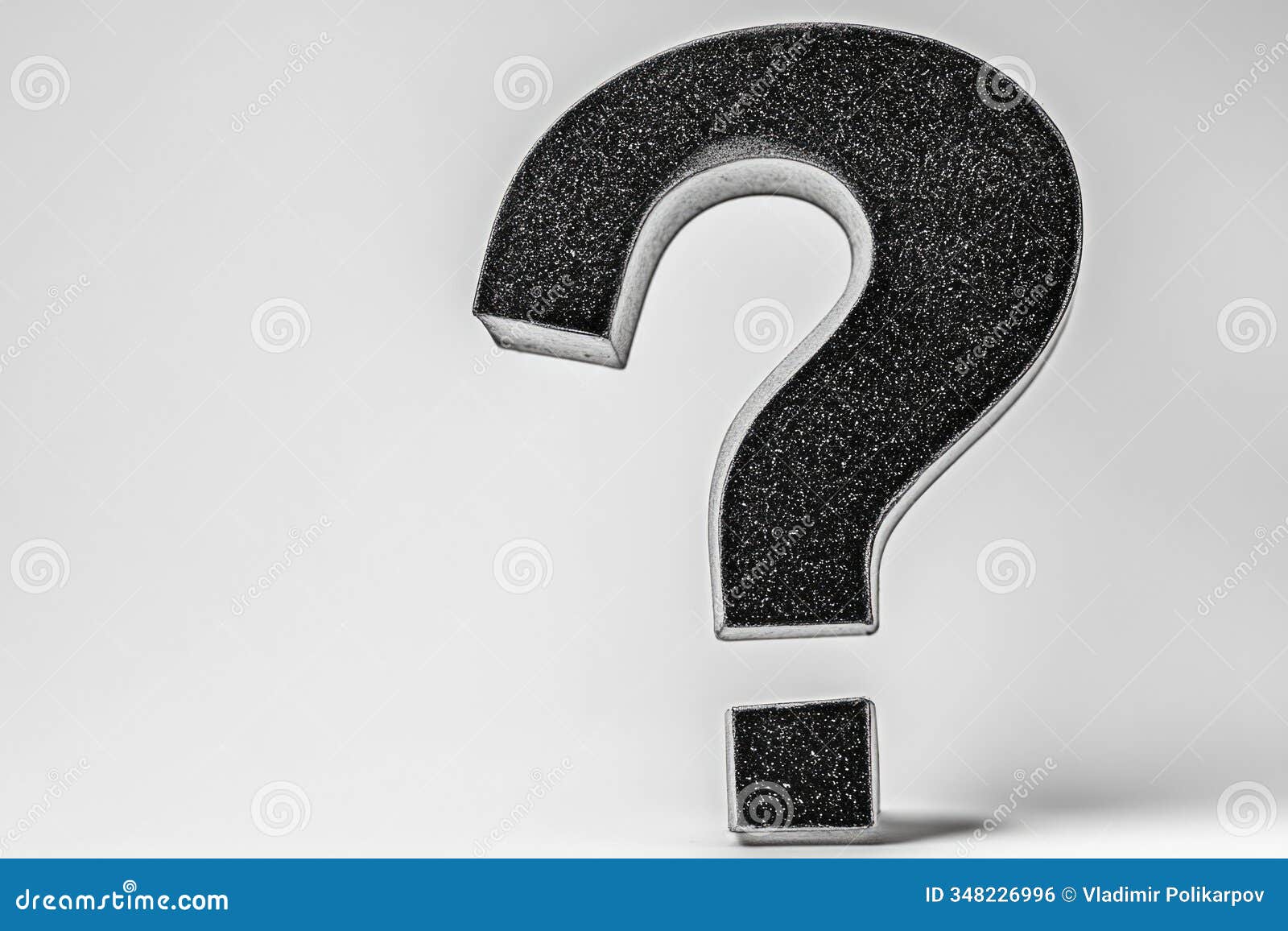 A Simple yet Thought-provoking Image of a Black and White Question Mark ...