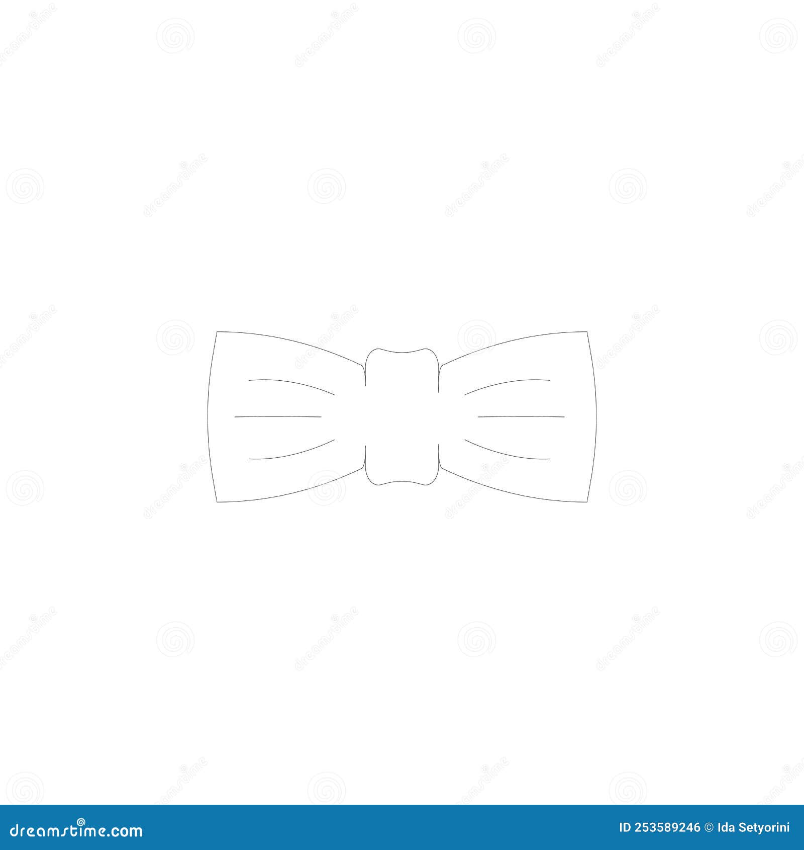 Simple Tie Logo Vector Template Stock Illustration - Illustration of ...