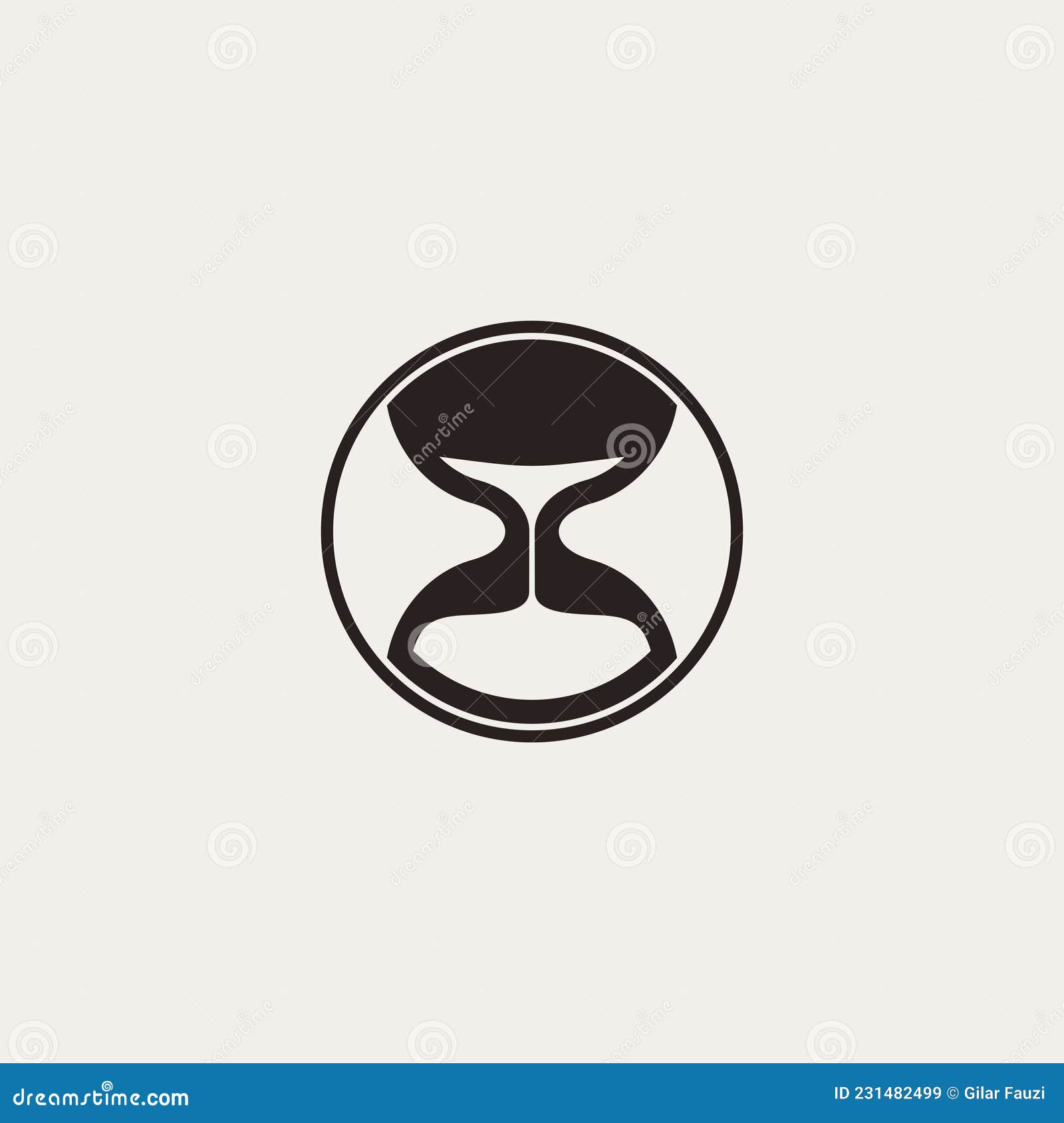 Simple time logo stock vector. Illustration of circle - 231482499