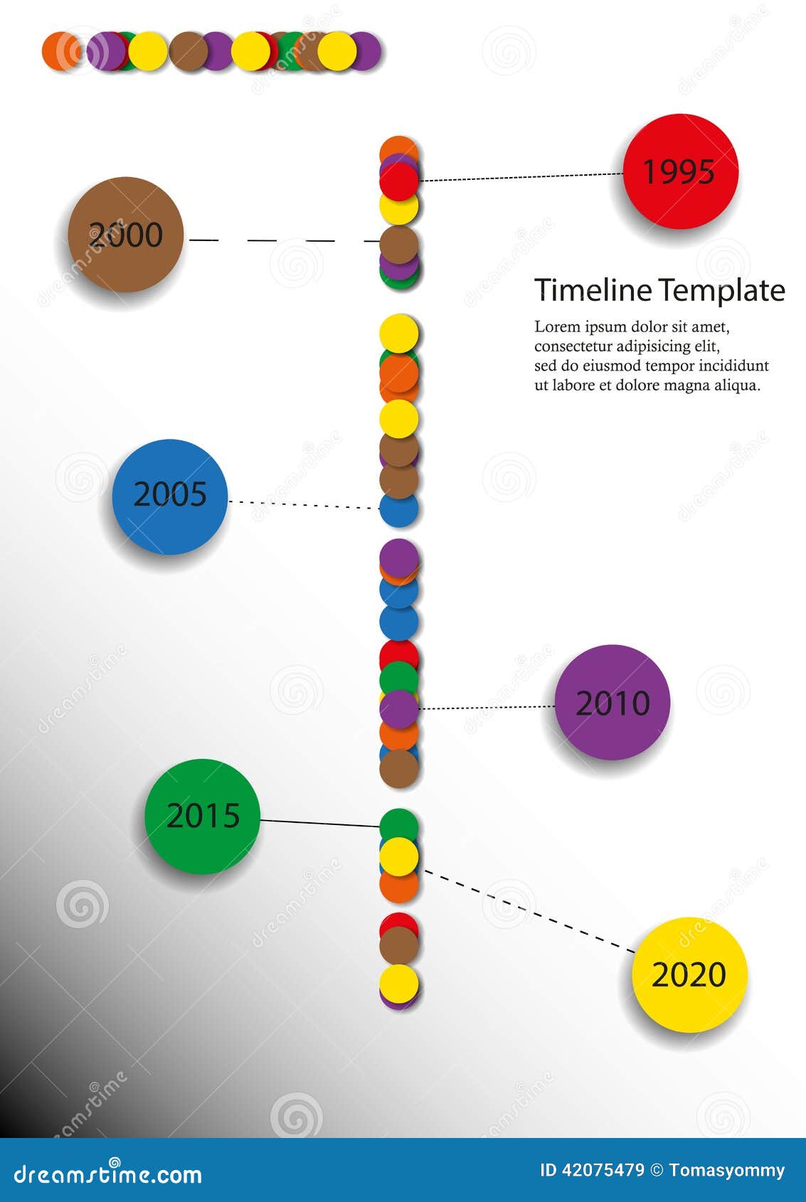 Simple Timeline Roadmap Infographic Design Vector Illustration ...