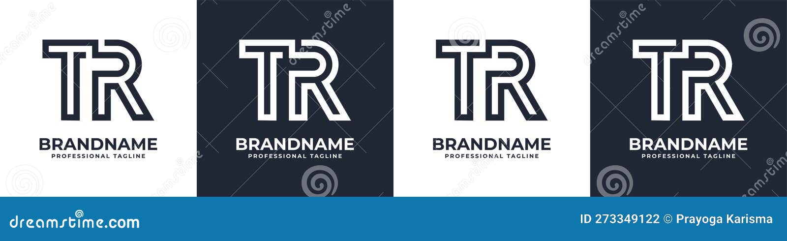 Simple TR Monogram Logo, Suitable for Any Business with TR or RT ...