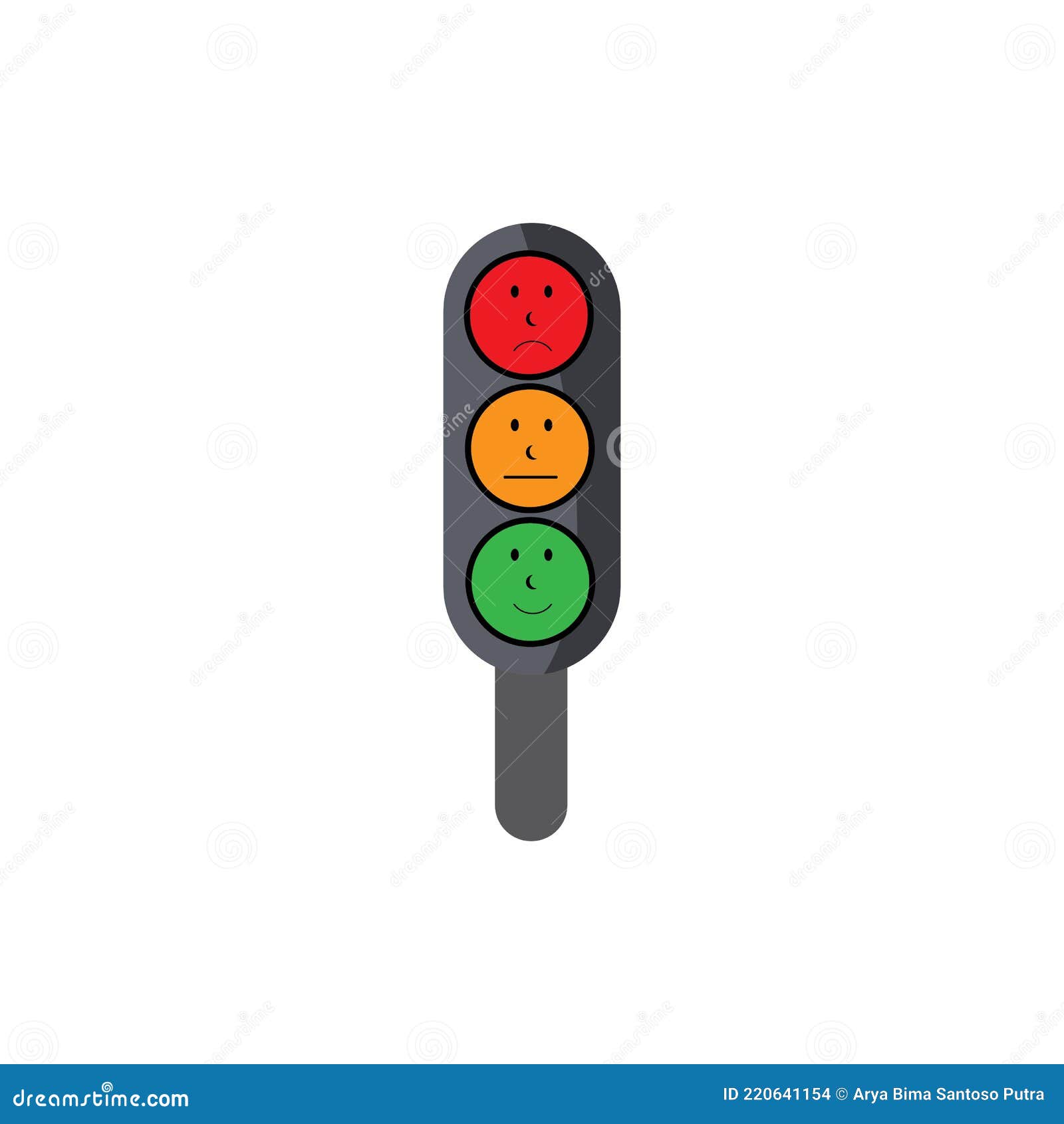 Simple Traffic Light Vector Logo Stock Vector - Illustration of ...