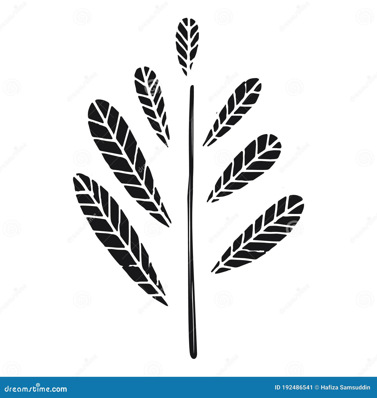 Simple Tree Design. Vector Illustration Decorative Design Stock Vector ...