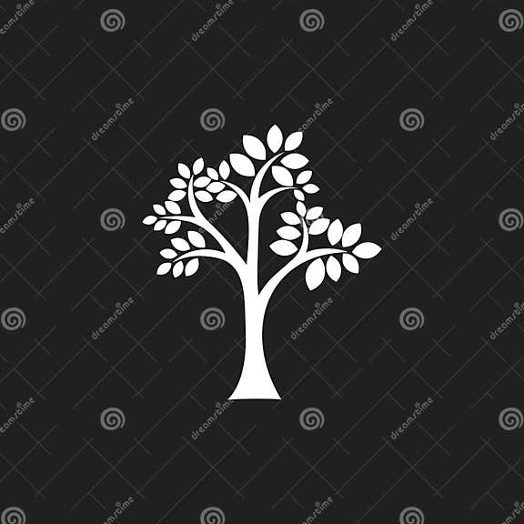 Simple Tree Symbol Decoration Vector Stock Vector - Illustration of ...