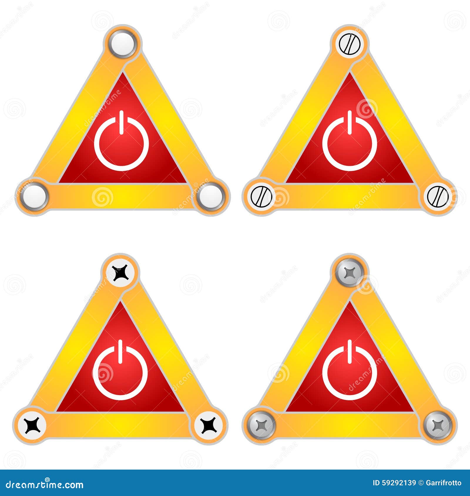 Simple triangles stock illustration. Illustration of modern - 59292139