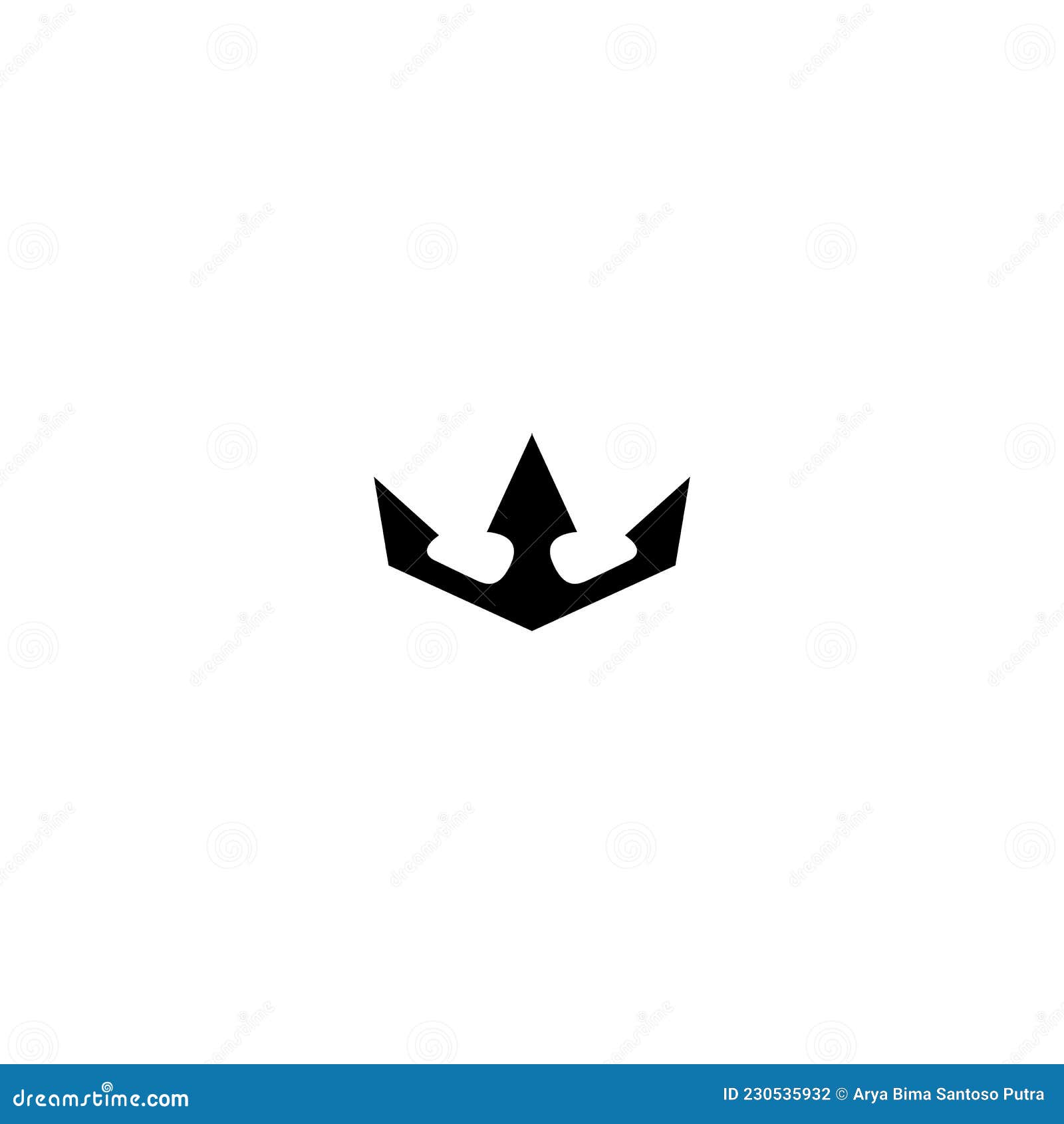 Simple Trident Free Icon Vector Logo Stock Vector - Illustration of ...