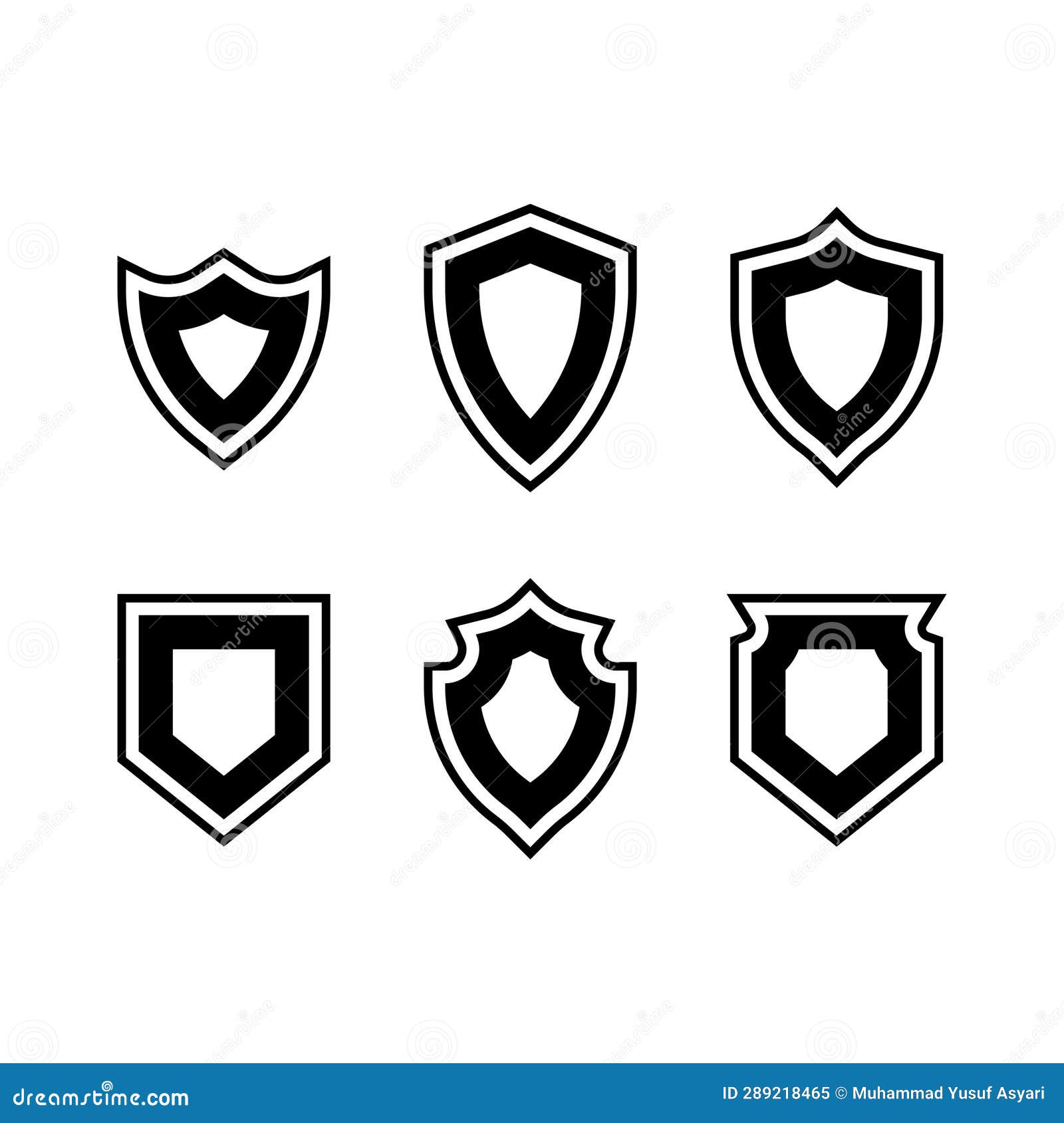 Simple, Classic and Clean Shield Templates Stock Vector - Illustration ...