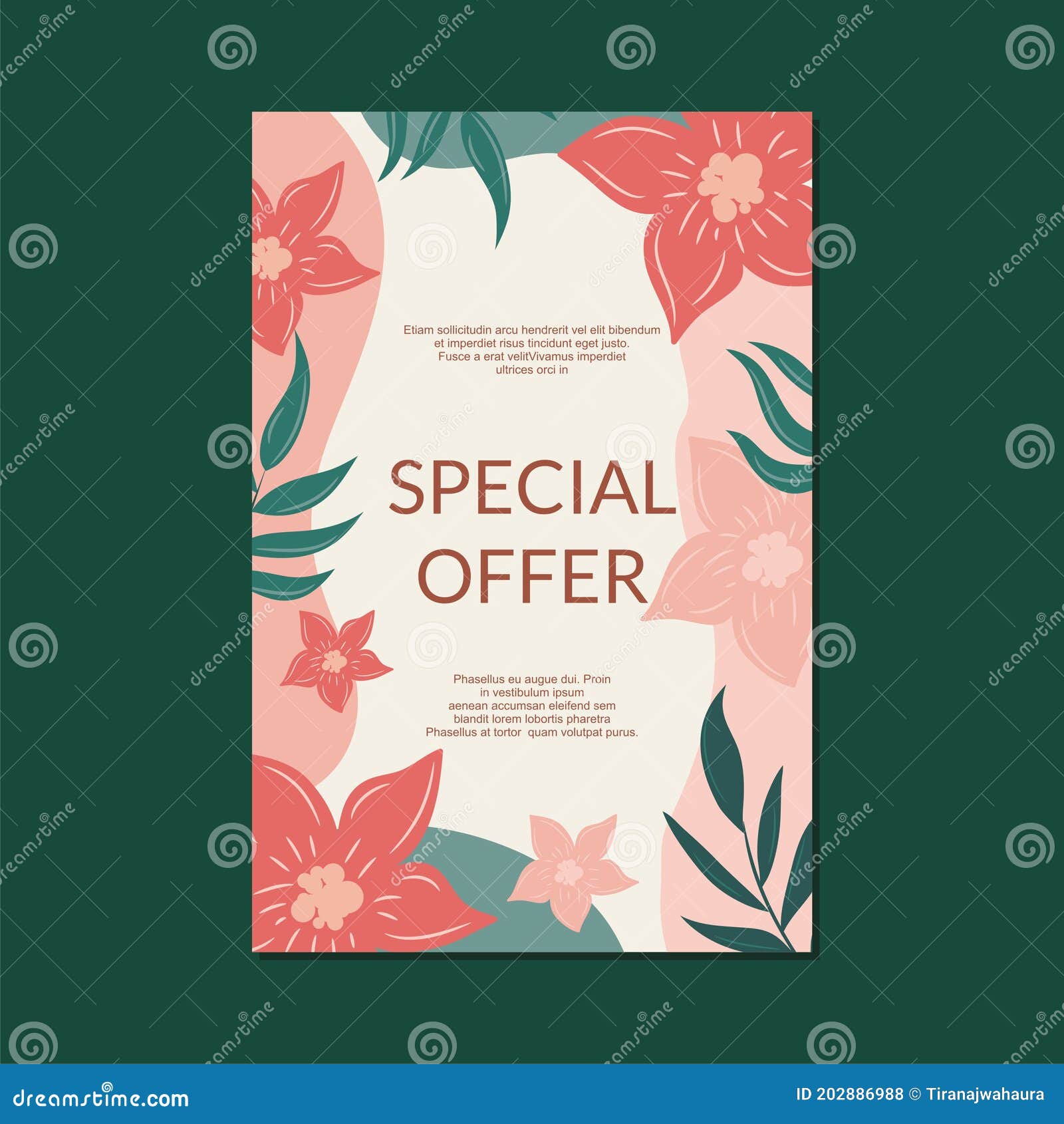 Simple Neutral Leaf Border Invitation Stock Illustrations – 12 Simple ...