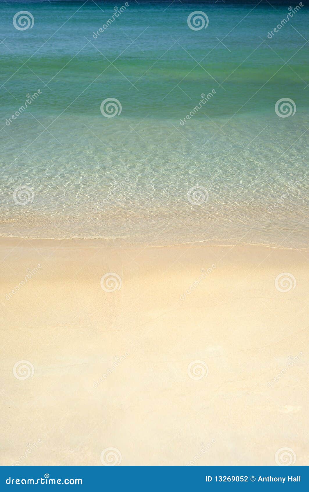 Simple Tropical Sea and Sand Vertical Stock Photo - Image of thailand ...