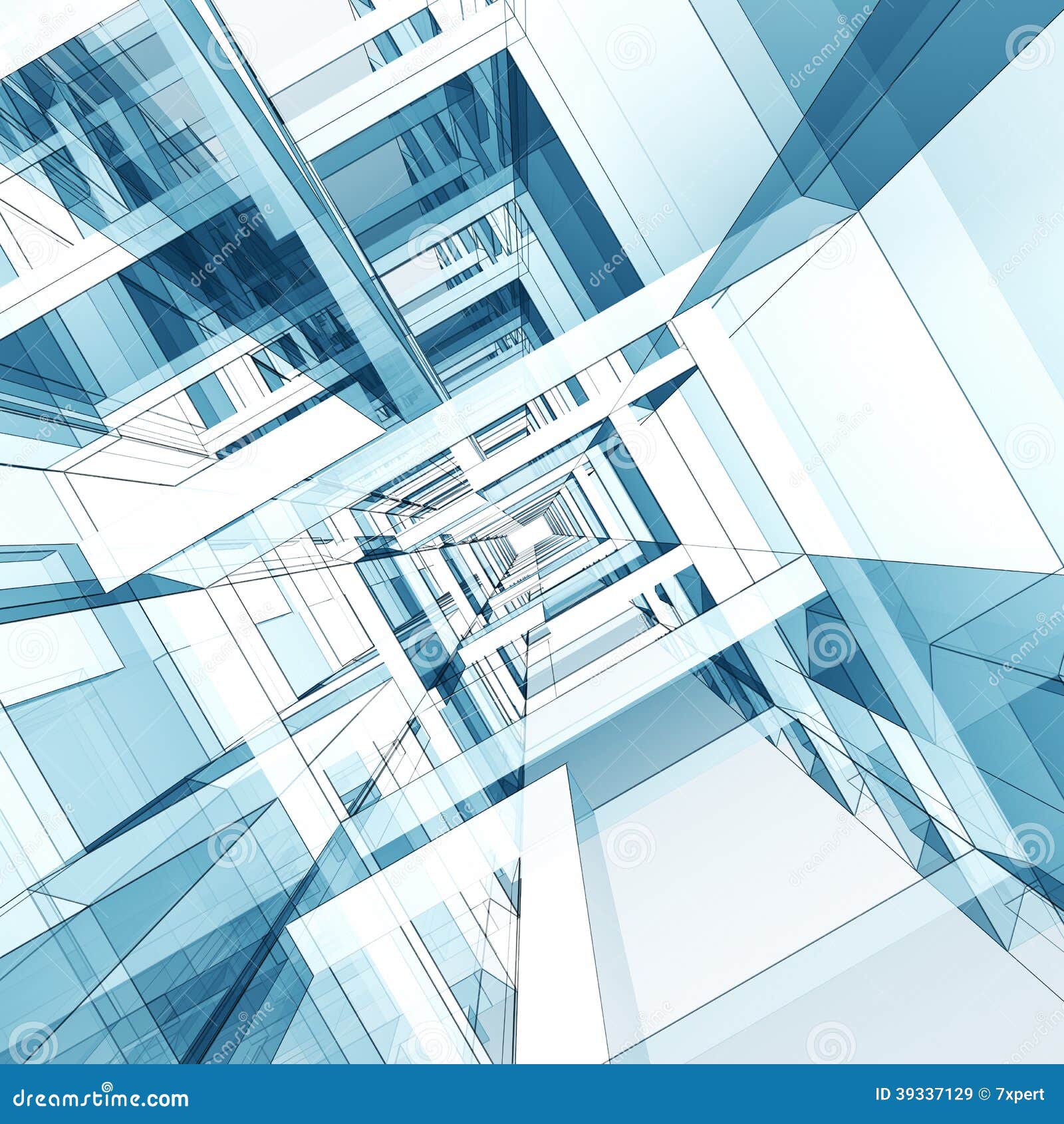 Simple tunnel stock illustration. Illustration of concept - 39337129