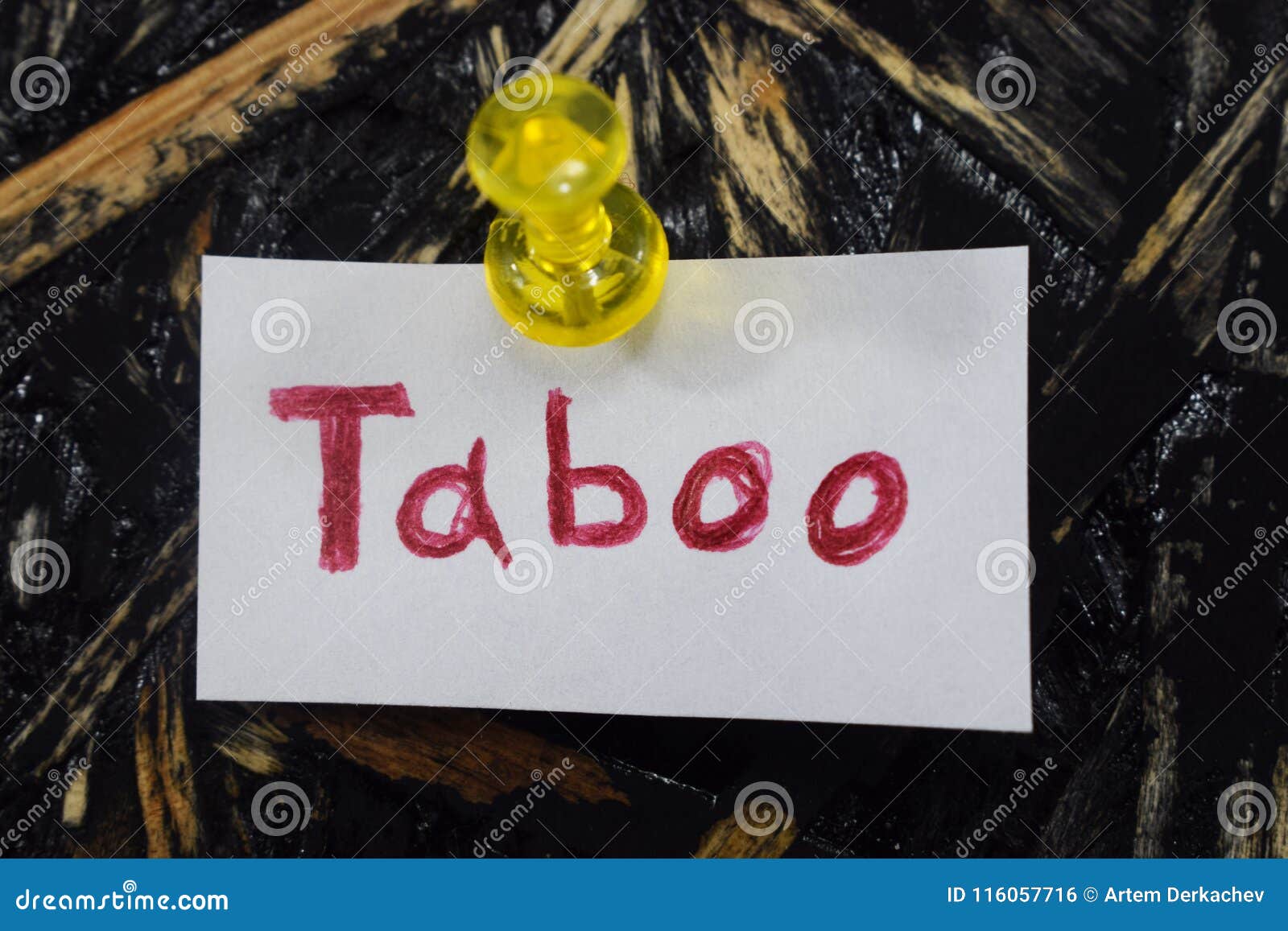 A Simple and Understandable Inscription, Taboo Stock Photo - Image of ... A Simple and Understandable Inscription, Taboo Stock Photo - Image of ...
