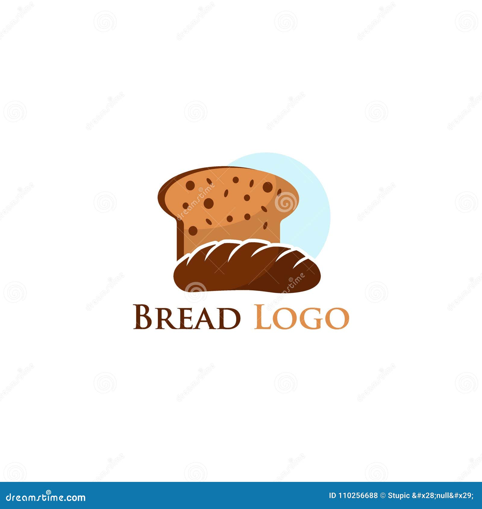 Creative Bread Logo Vector Art Logo Stock Illustration - Illustration ...