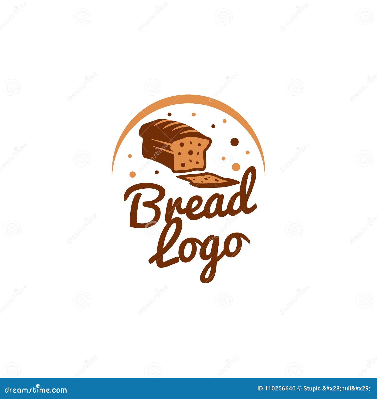 Creative Bread Logo Vector Art Logo Stock Illustration - Illustration ...