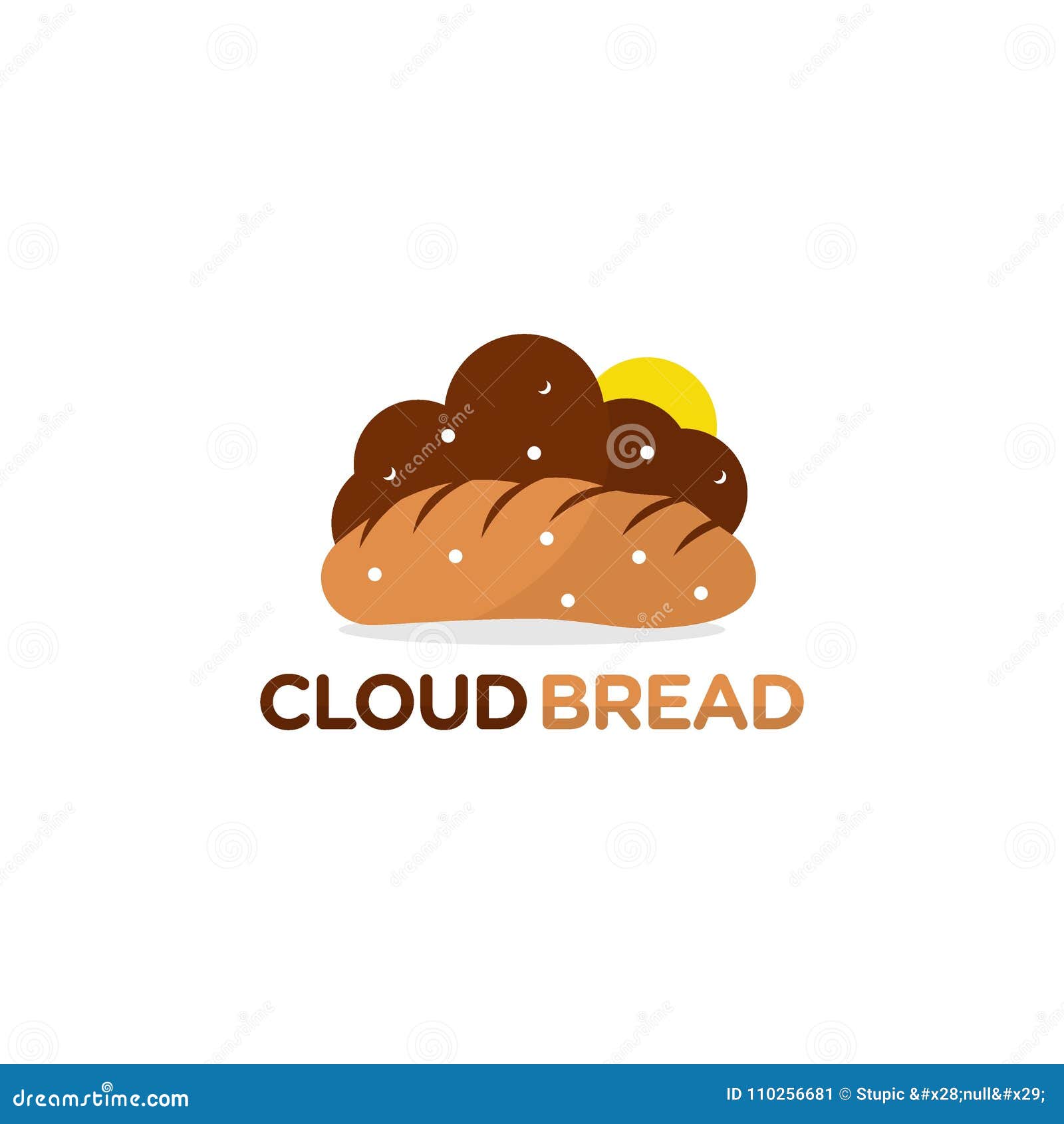 Creative Bread Logo Vector Art Logo Stock Illustration - Illustration ...