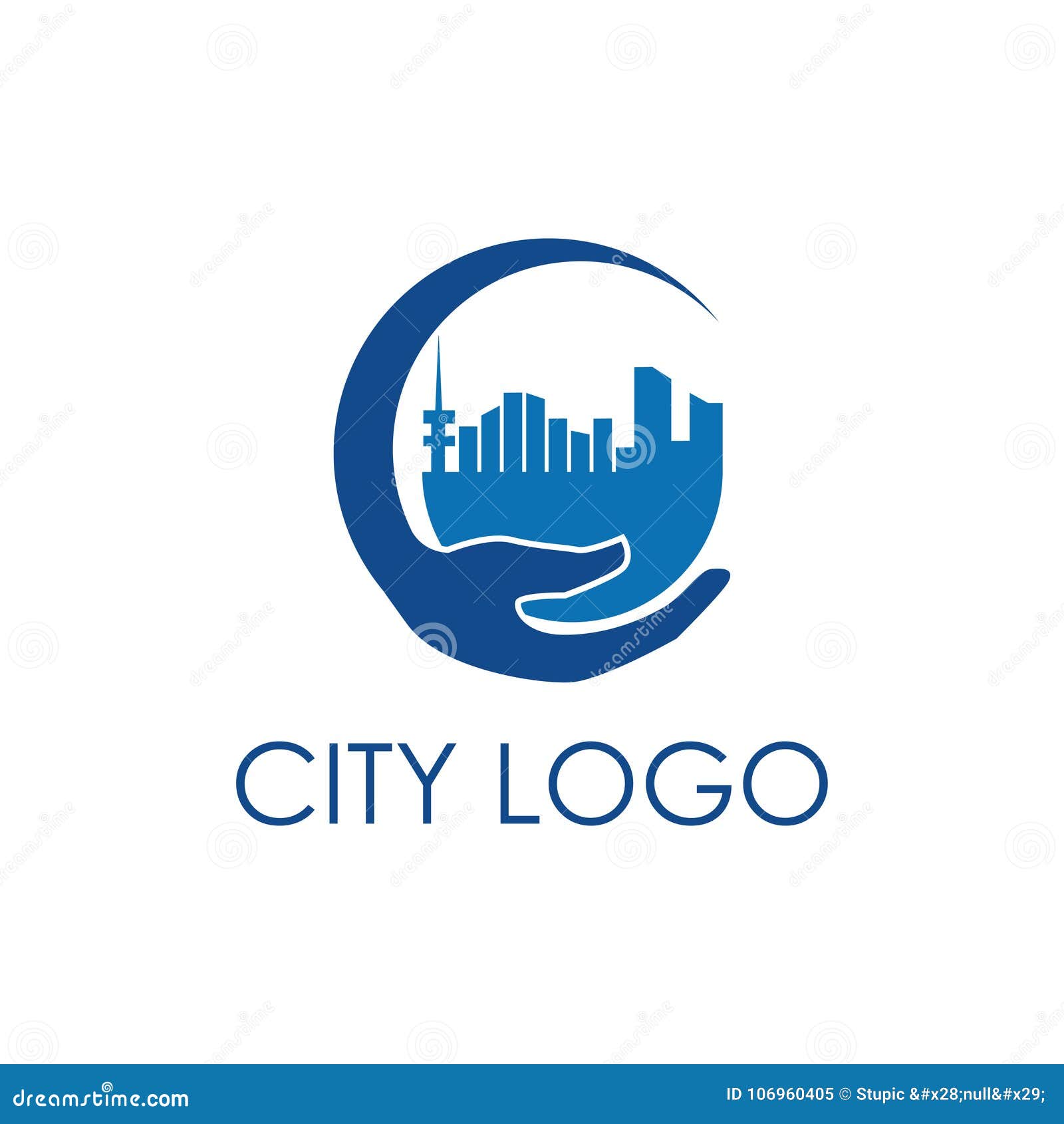 City Logo Vector Art Logo Template and Illustration Stock Illustration ...