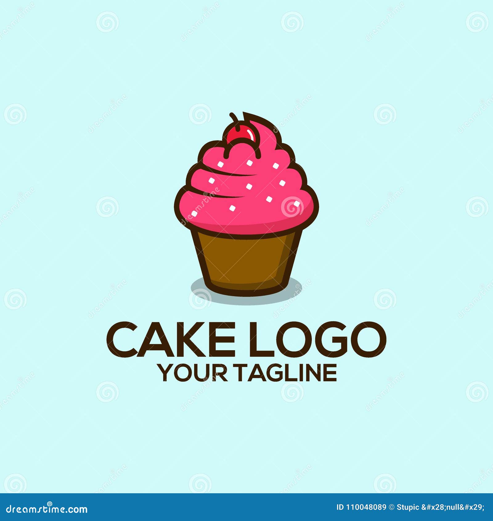 Creative Cake Logo Vector Art Logo Royalty-Free Cartoon | CartoonDealer ...