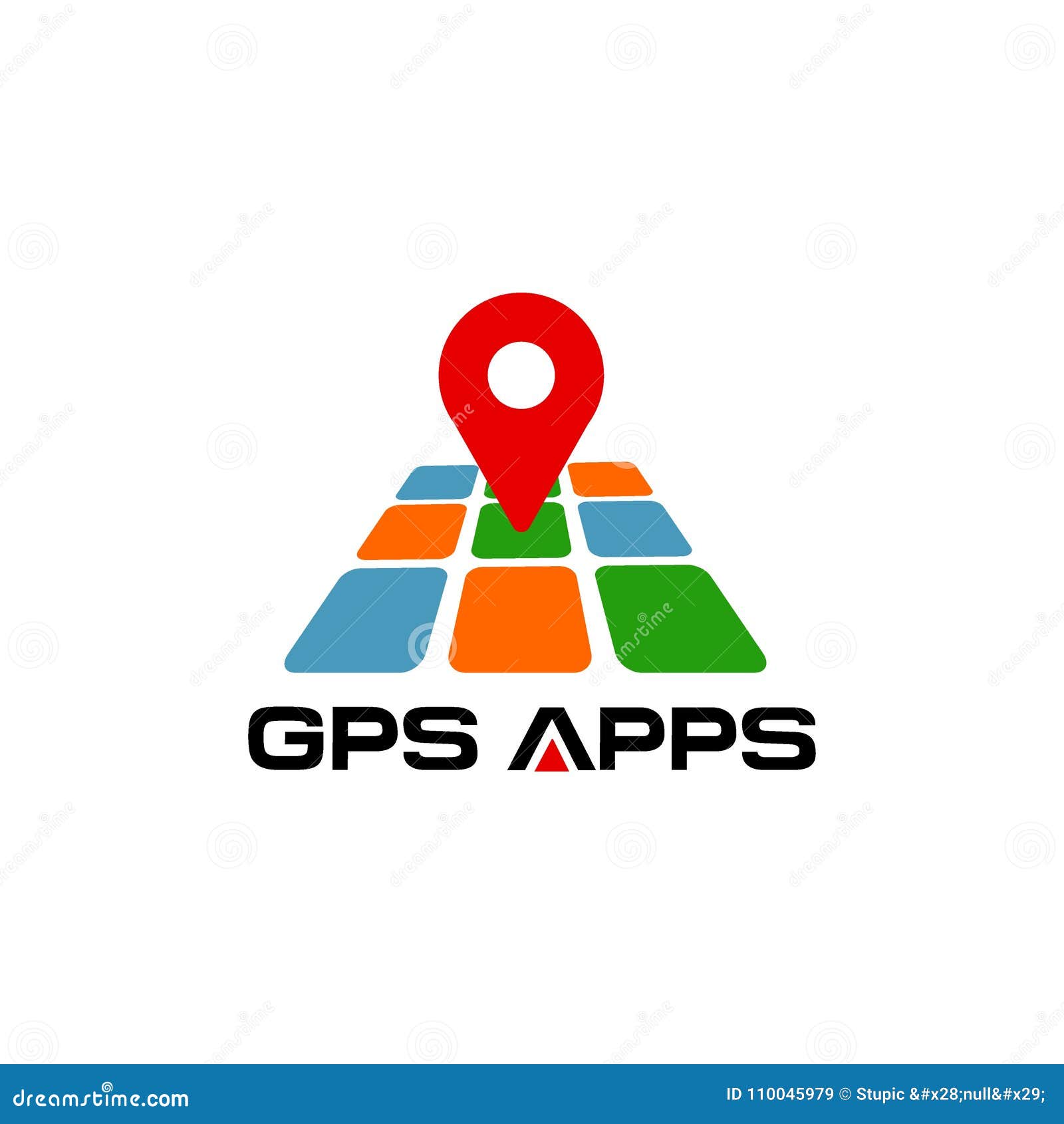 Creative GPS Logo Vector Art Logo Stock Illustration - Illustration of ...