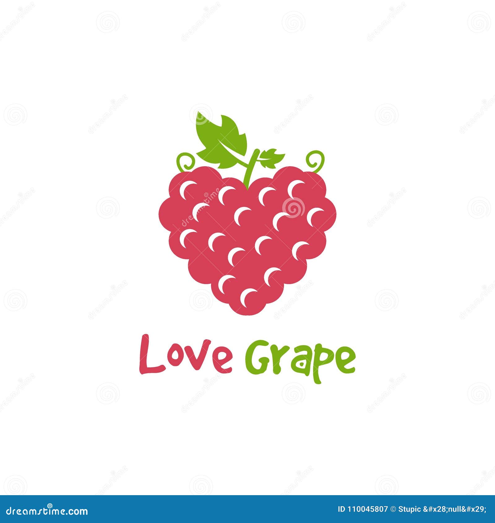Creative Grape Logo Vector Art Logo Stock Illustration - Illustration ...