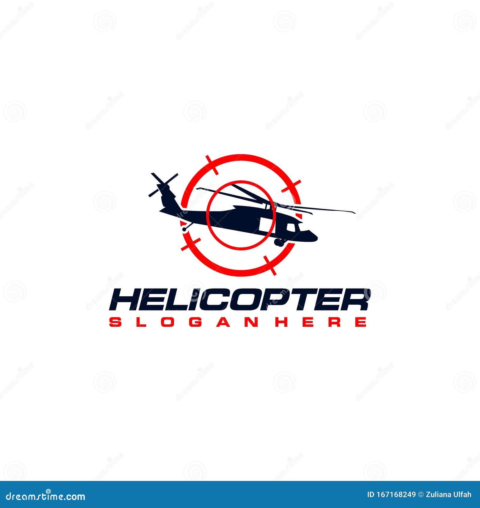 Simple Flat Helicopter Logo Design Vector Stock Image Stock ...