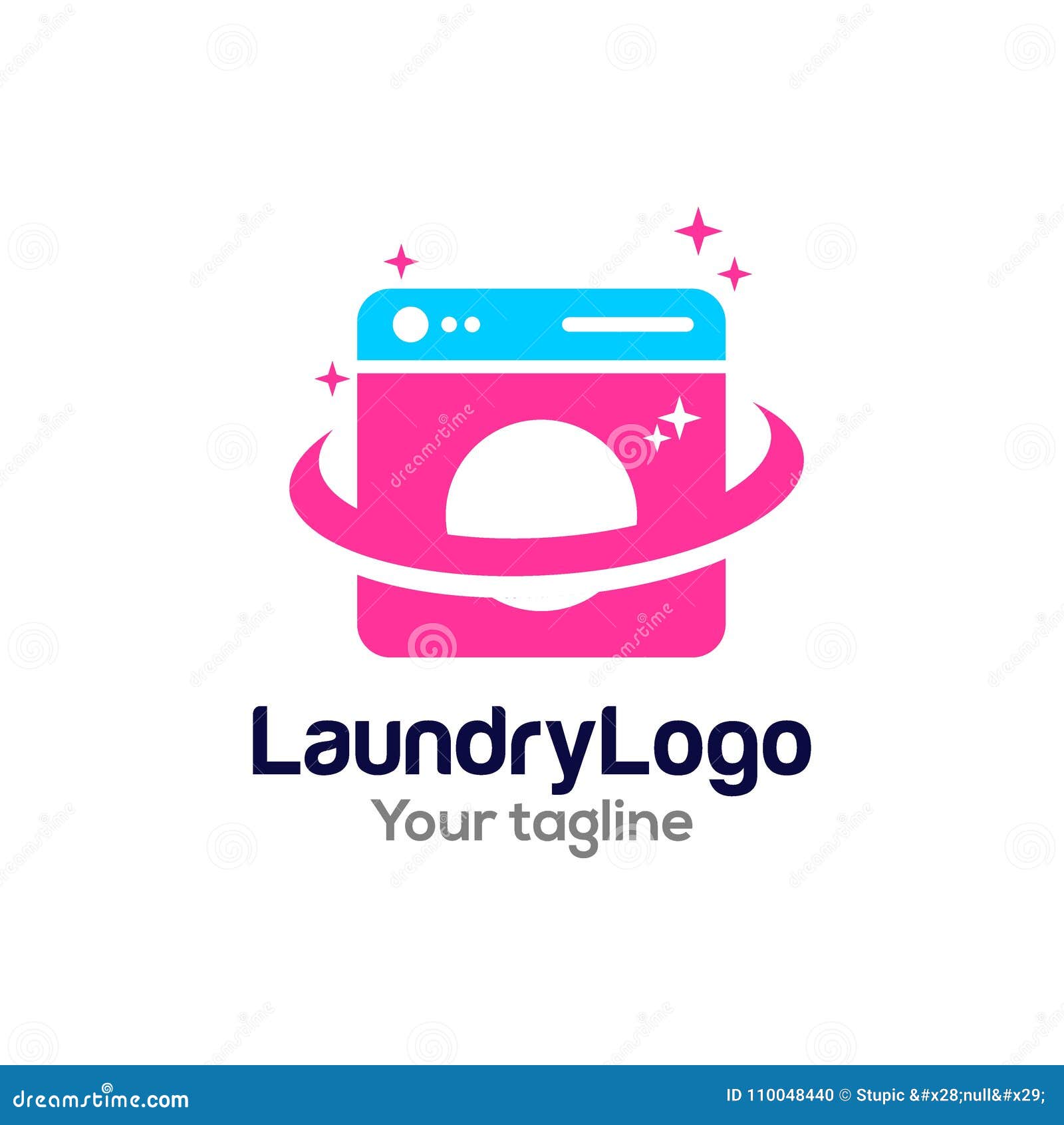 Creative Laundry Logo Vector Art Logo Stock Vector - Illustration of ...
