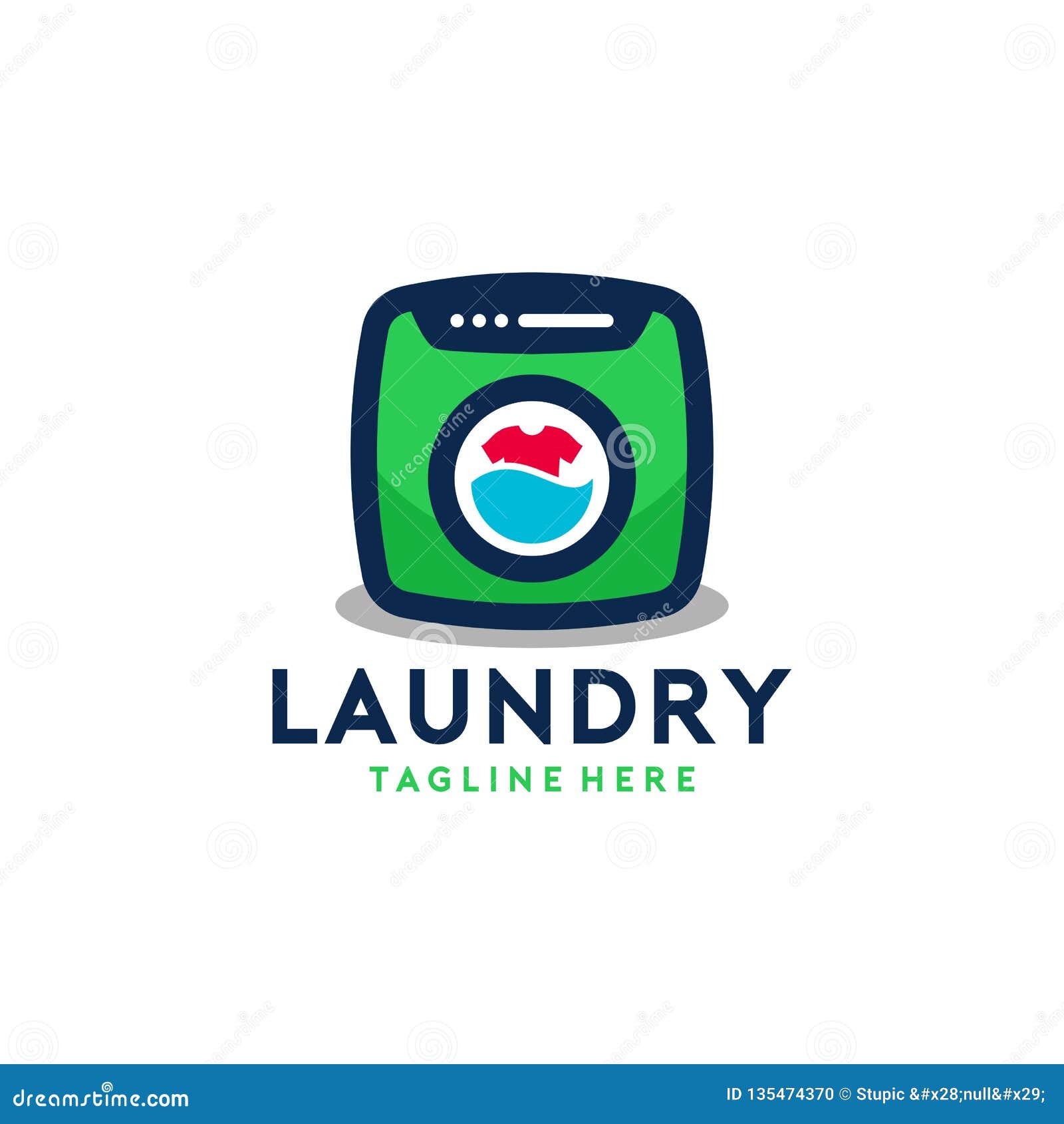 Creative Laundry Logo Vector Art Logo Stock Illustration - Illustration ...