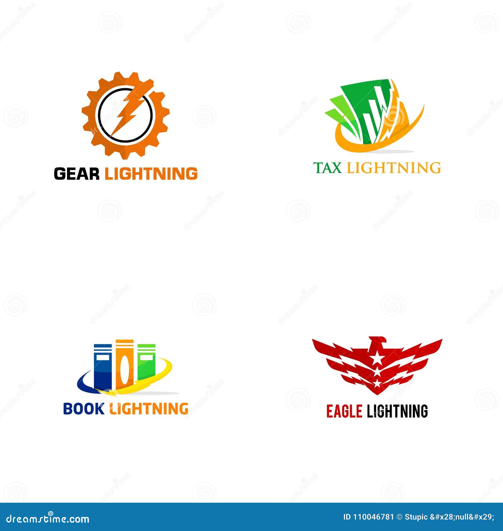 Creative Lightning Logo Vector Art Logo Stock Illustration ...