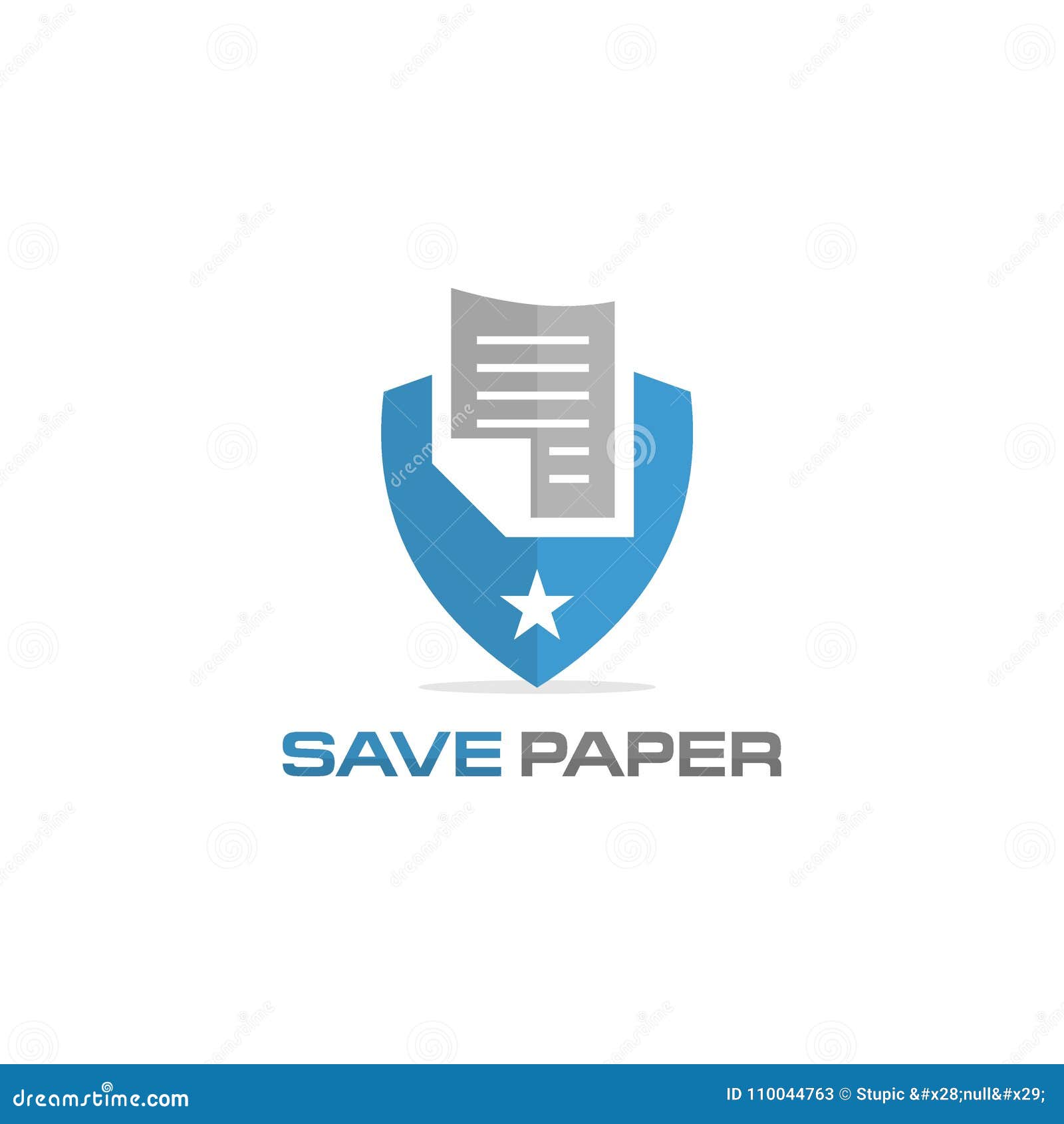Creative Paper Logo Vector Art Logo Stock Illustration - Illustration ...