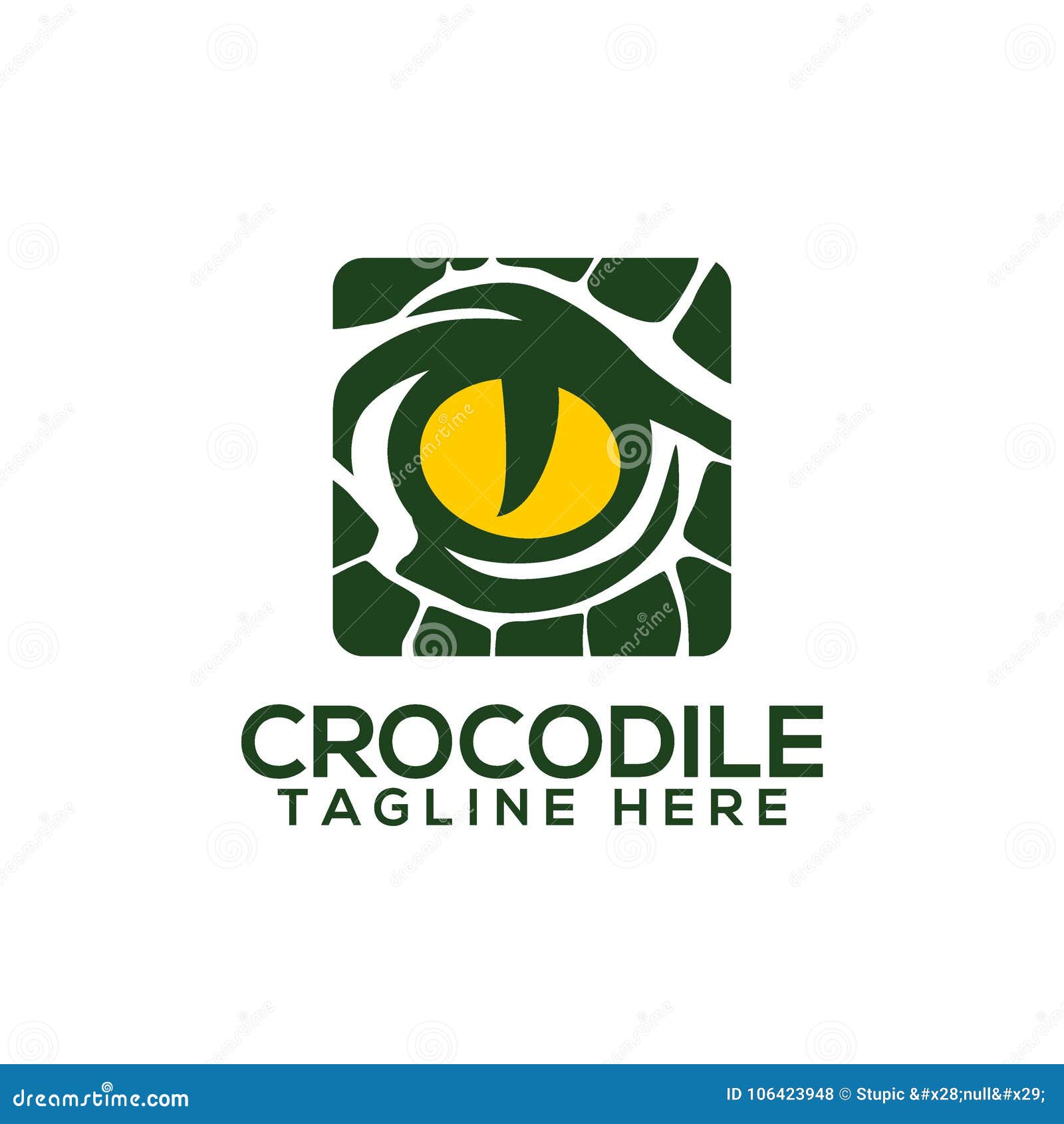 Crocodile Logo Vector Art Logo Template and Illustration Stock ...