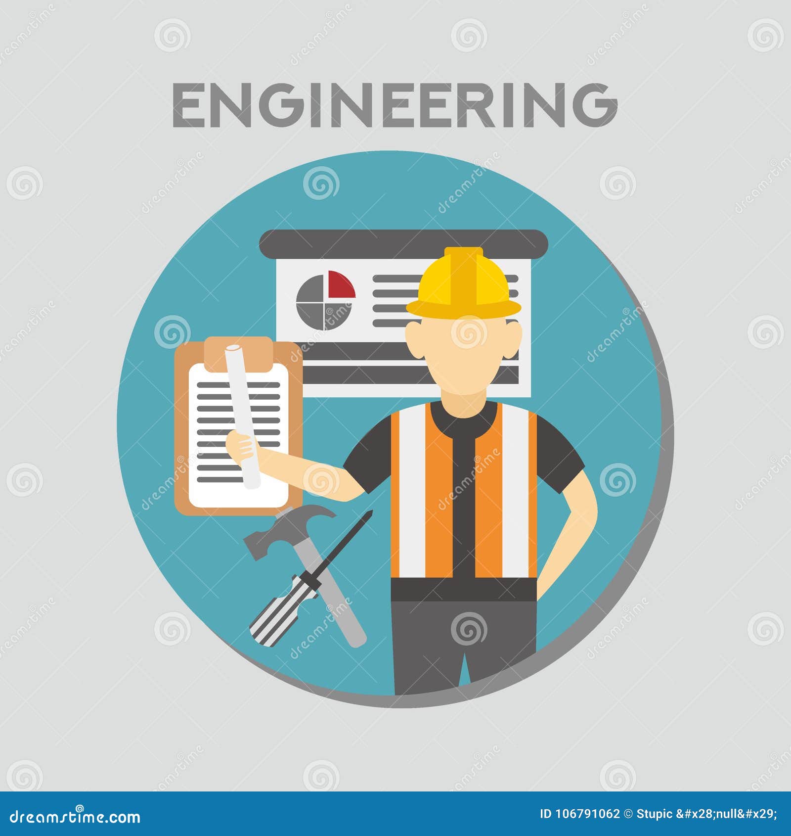 Engineering Illustration Vector Art Logo Template and Illustration ...