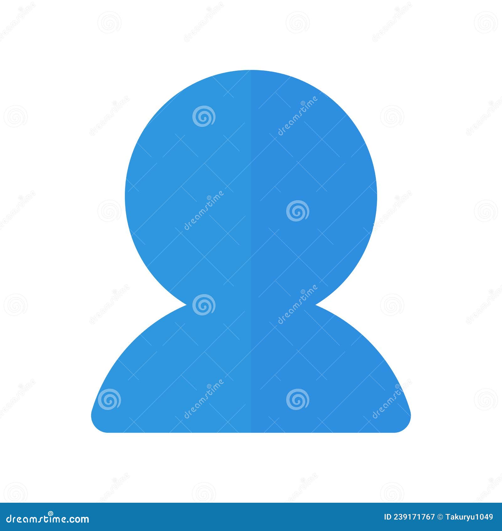 Blue User Icon. Web Icons for Accounts and Profiles. Vectors. Stock ...