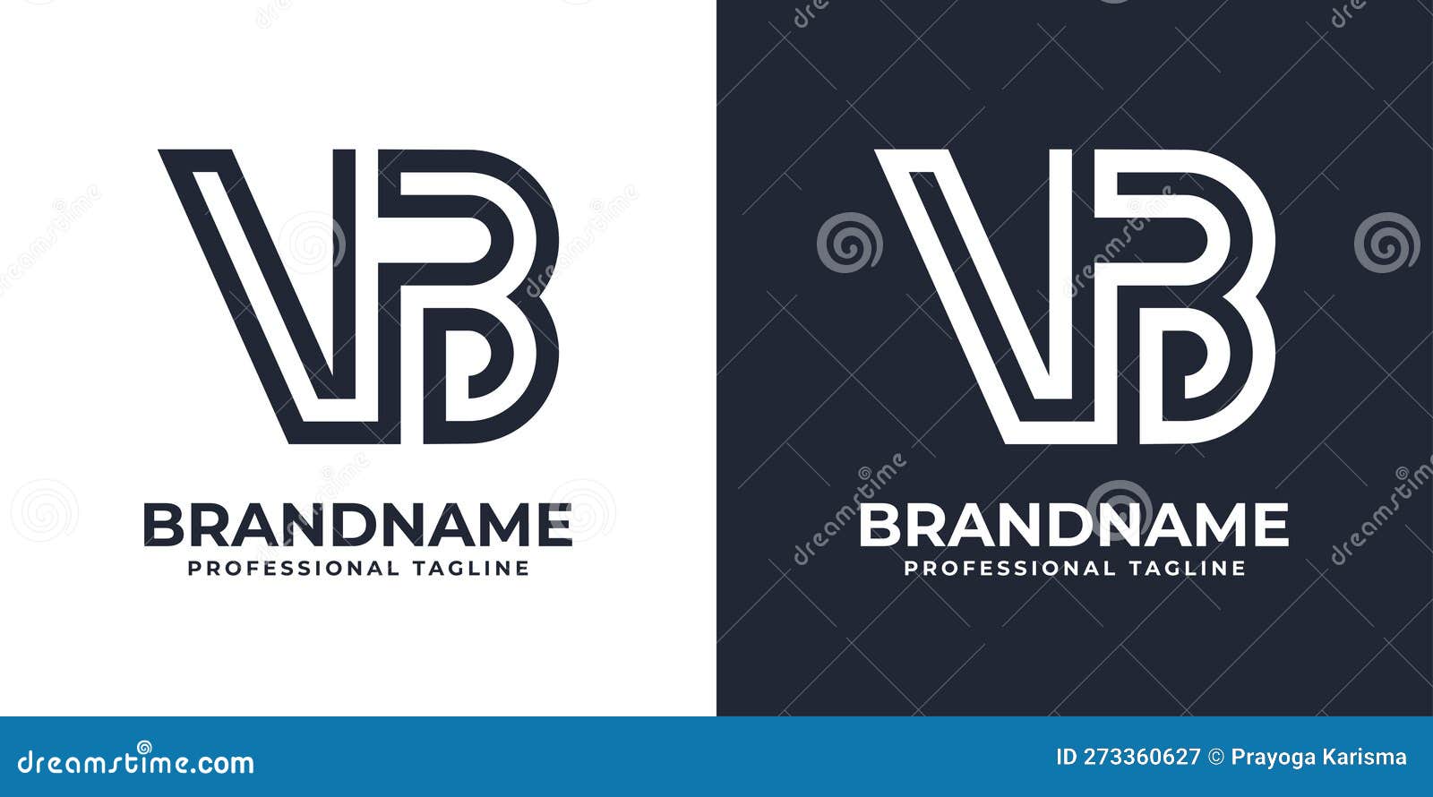 Simple VB Monogram Logo, Suitable for Any Business with VB or BV ...